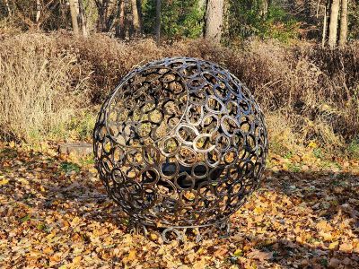 A Better Way to Make a Steel Sphere for Firepits or Decoration : 4 ...