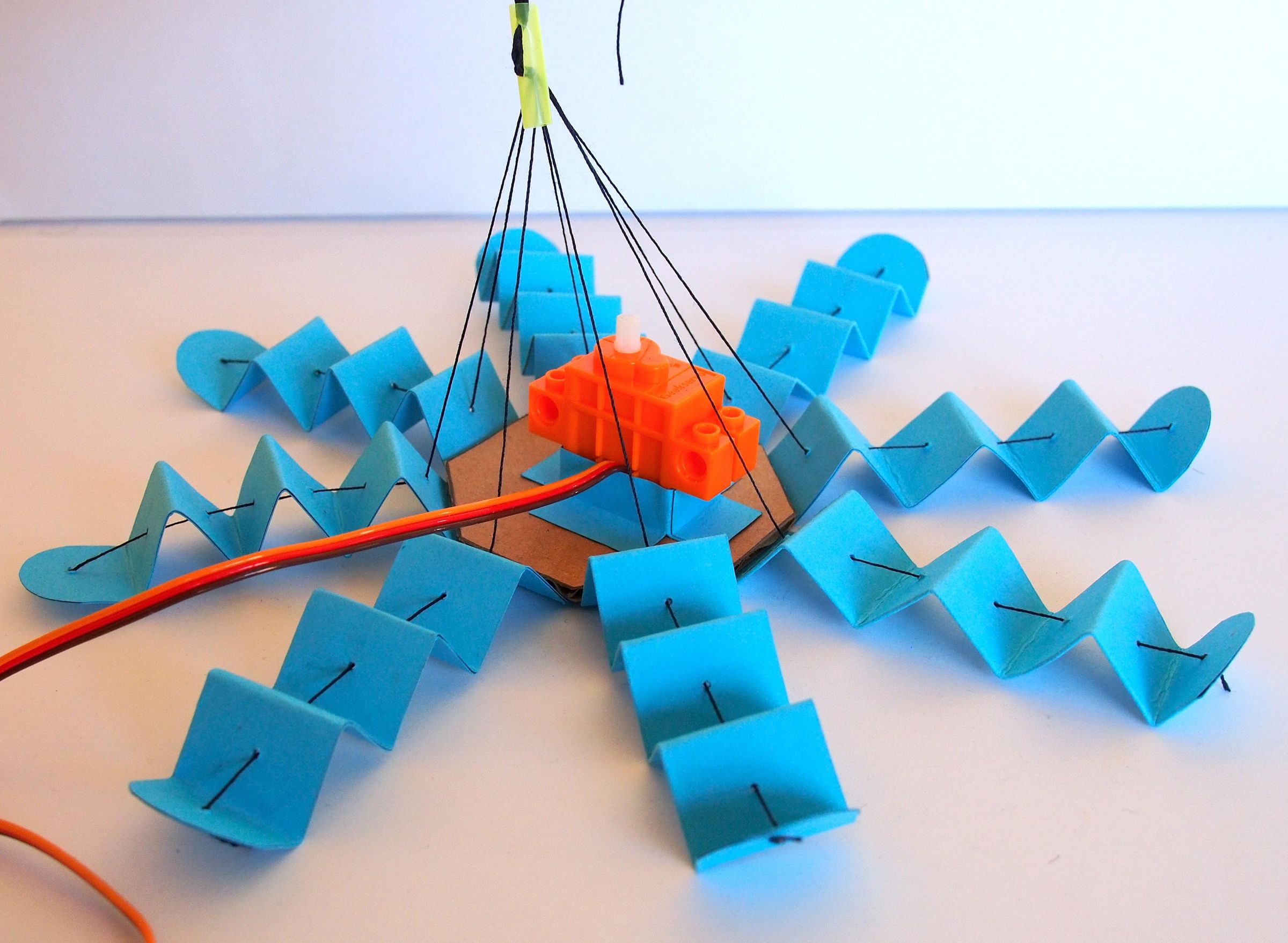 Robotic Paper Octopus (with Micro:bit) : 24 Steps (with Pictures ...