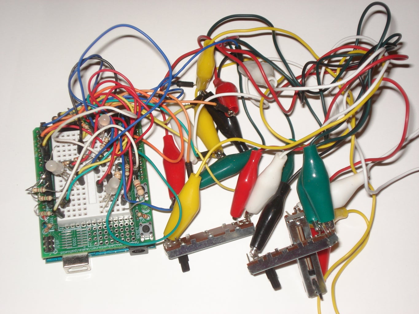 Rgb Led Game Shield For Arduino 6 Steps Instructables