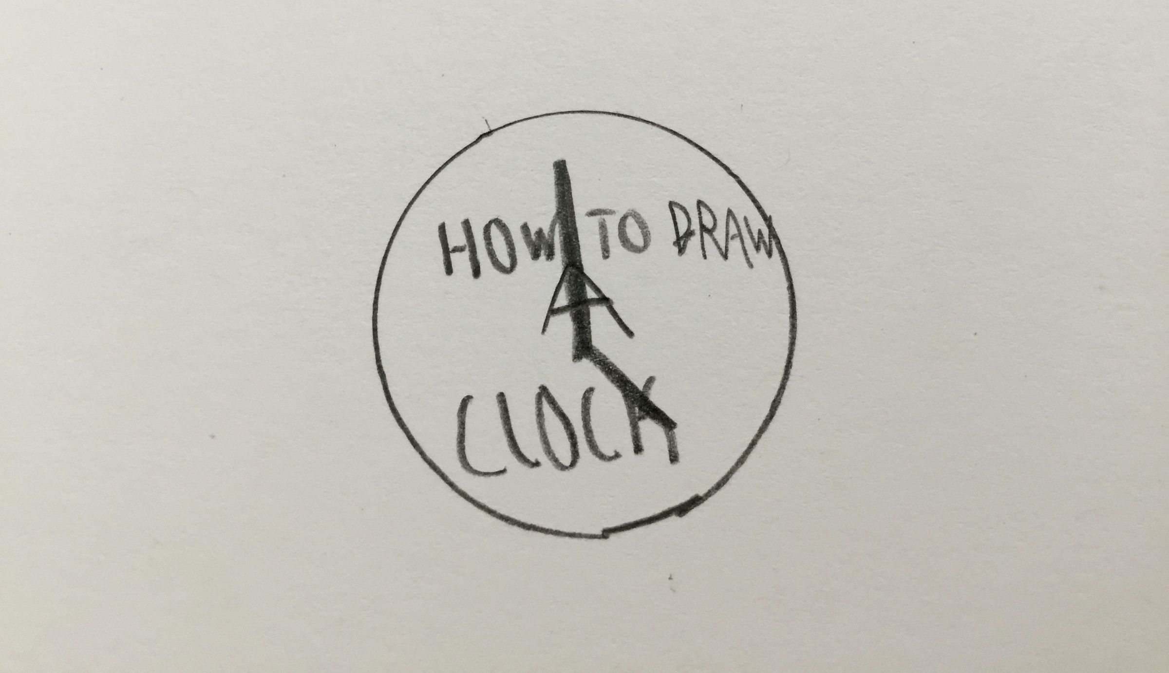 How to Draw a Clock : 8 Steps - Instructables