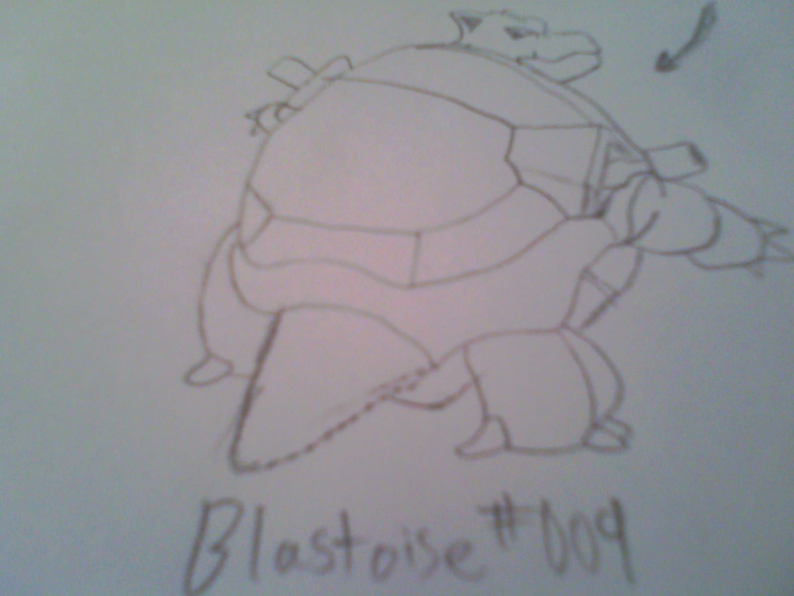 How To Draw Blastoise Step By Step