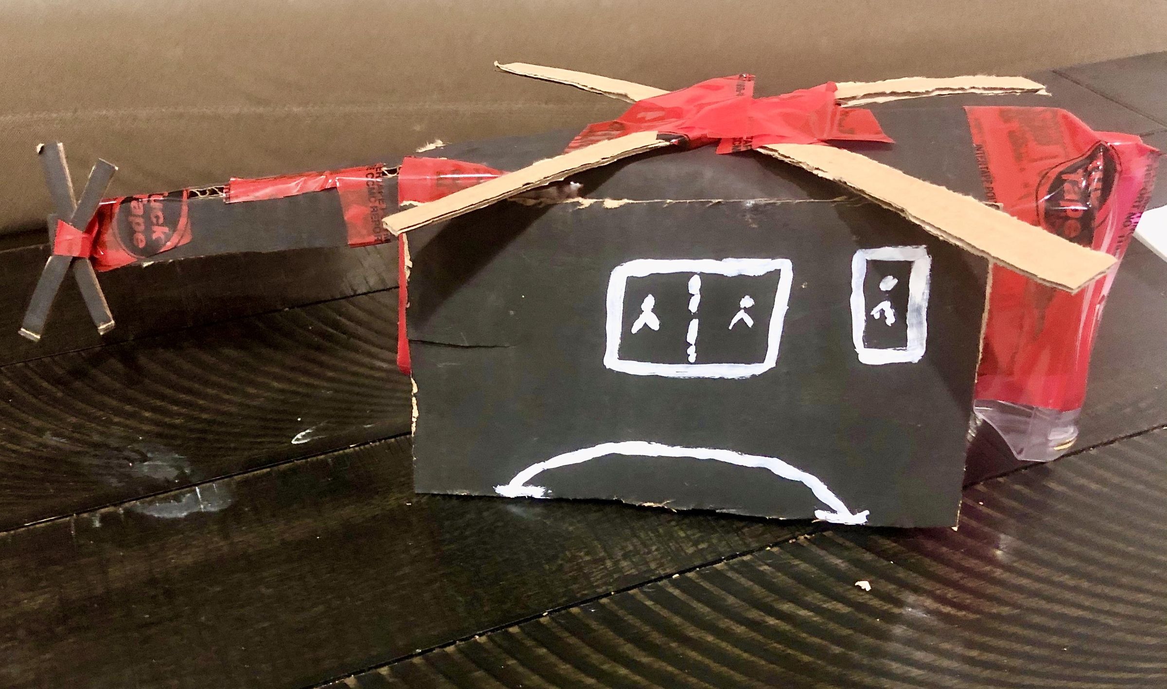 Cardboard Helicopter Model : 5 Steps - Instructables