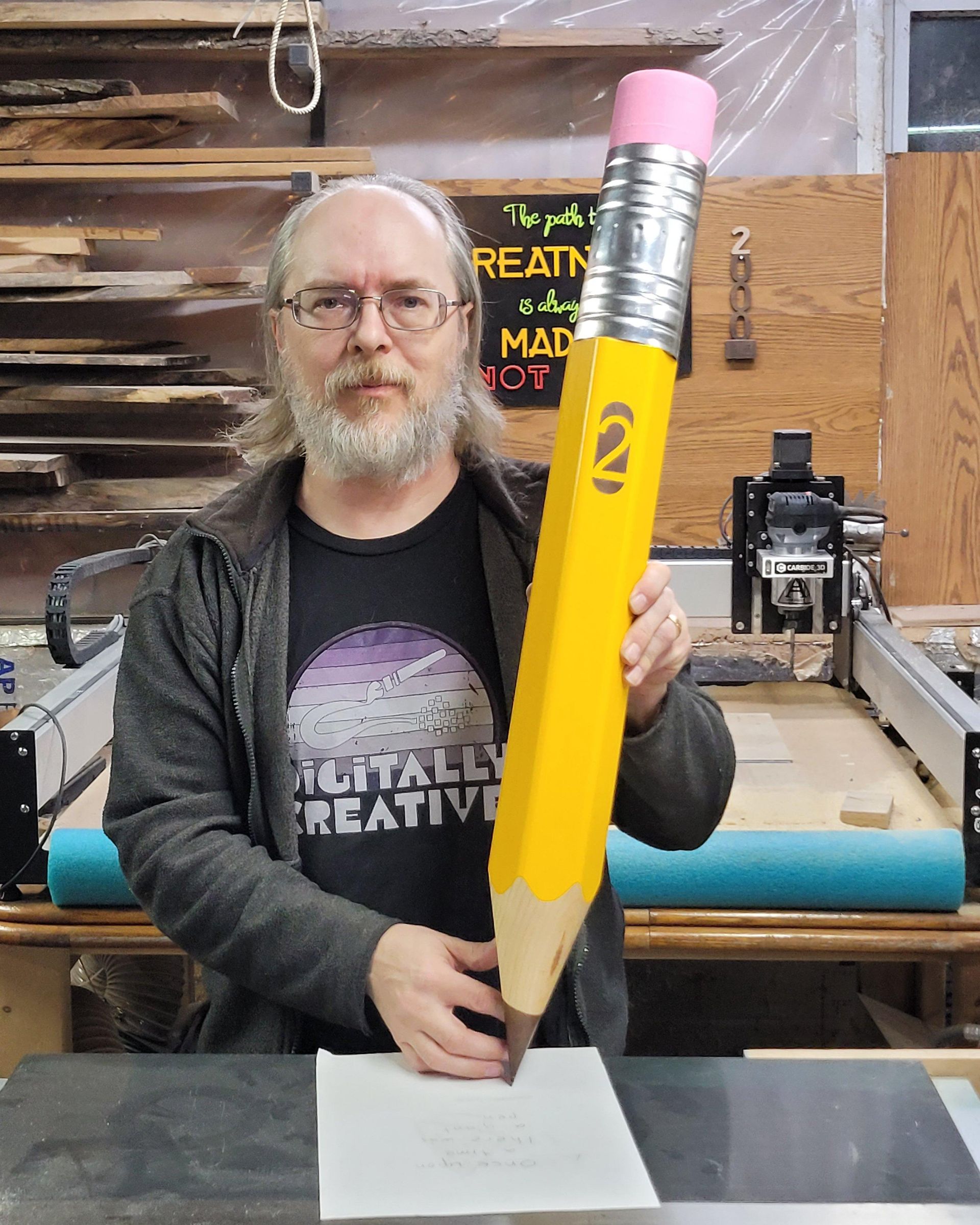 Giant #2 Pencil (that Writes!) : 11 Steps (with Pictures) - Instructables