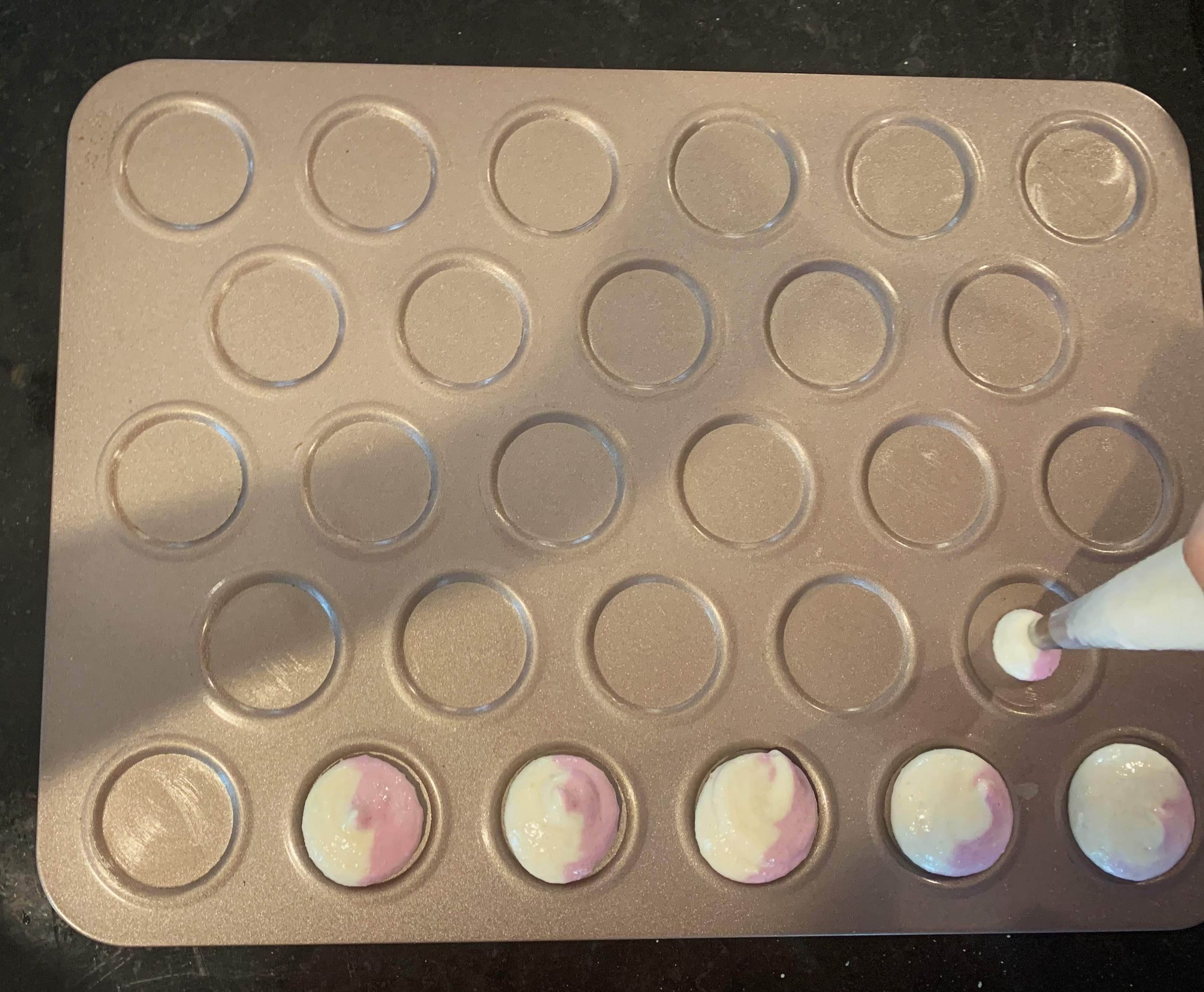 Two-toned Raspberry Macarons With a Twist : 11 Steps (with Pictures ...