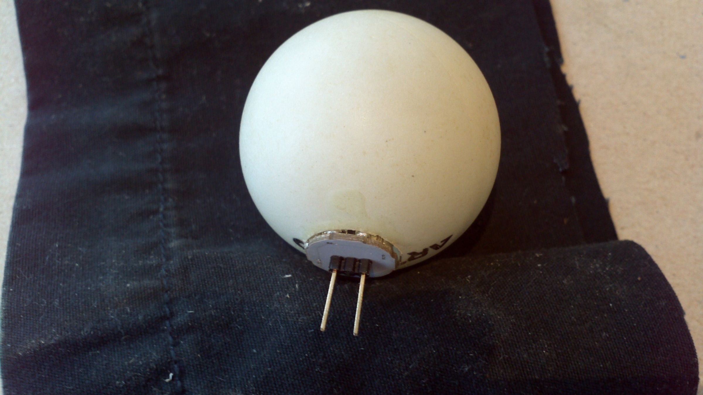 Ping Pong Lamp From Reclaimed Wood and Copper Tube Without Wires : 7 ...