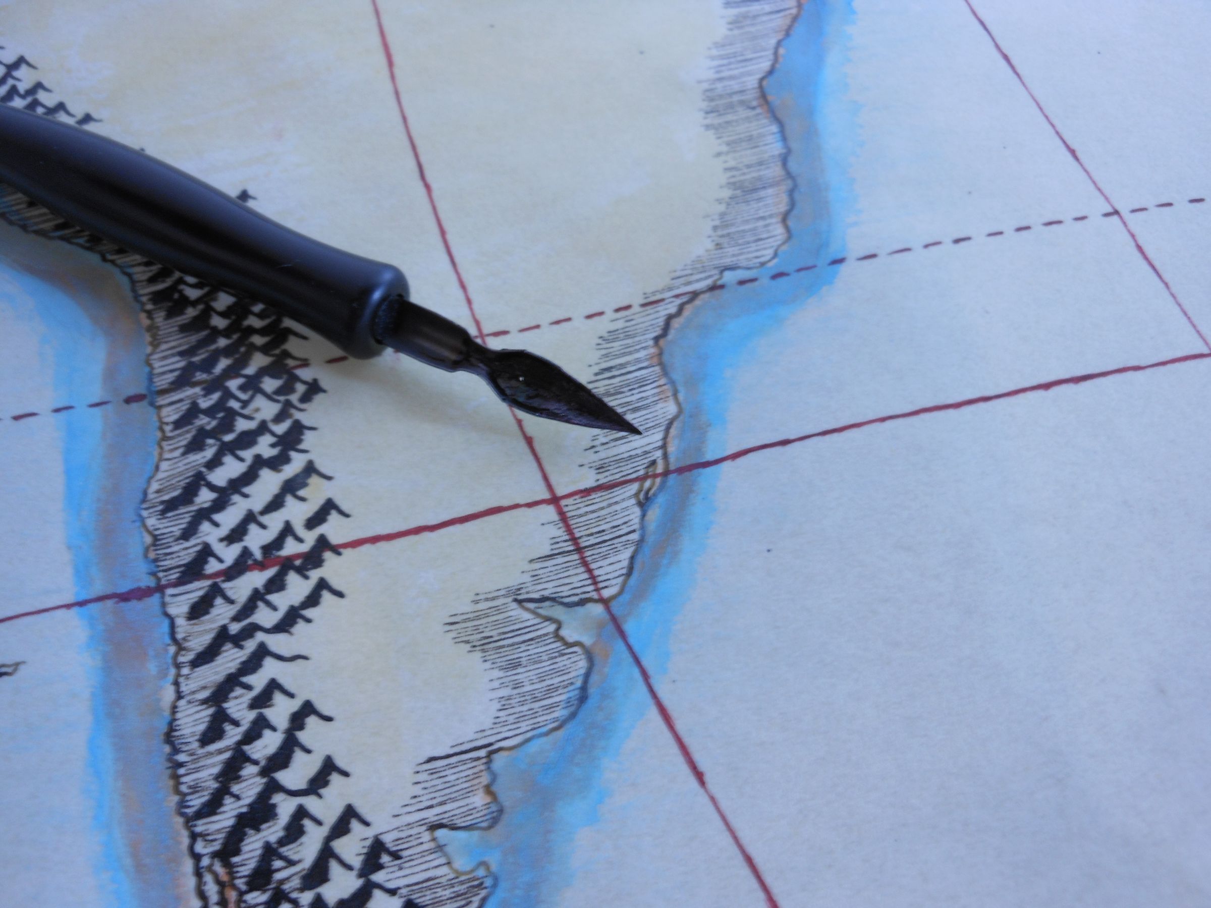 Quill and Ink Vintage World Map : 11 Steps (with Pictures) - Instructables