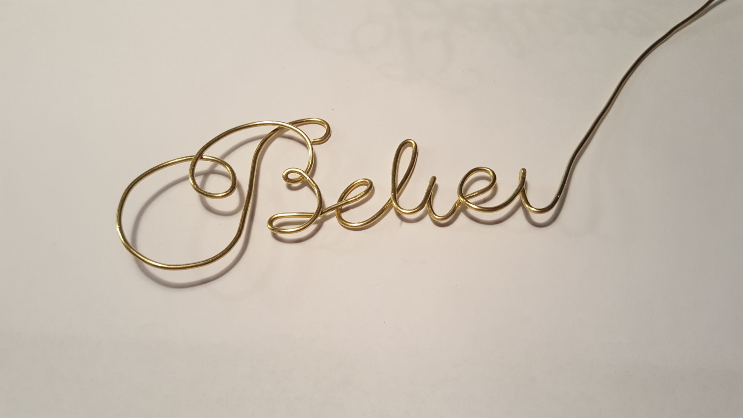 Wire Caligraphy Jewelry : 4 Steps (with Pictures) - Instructables