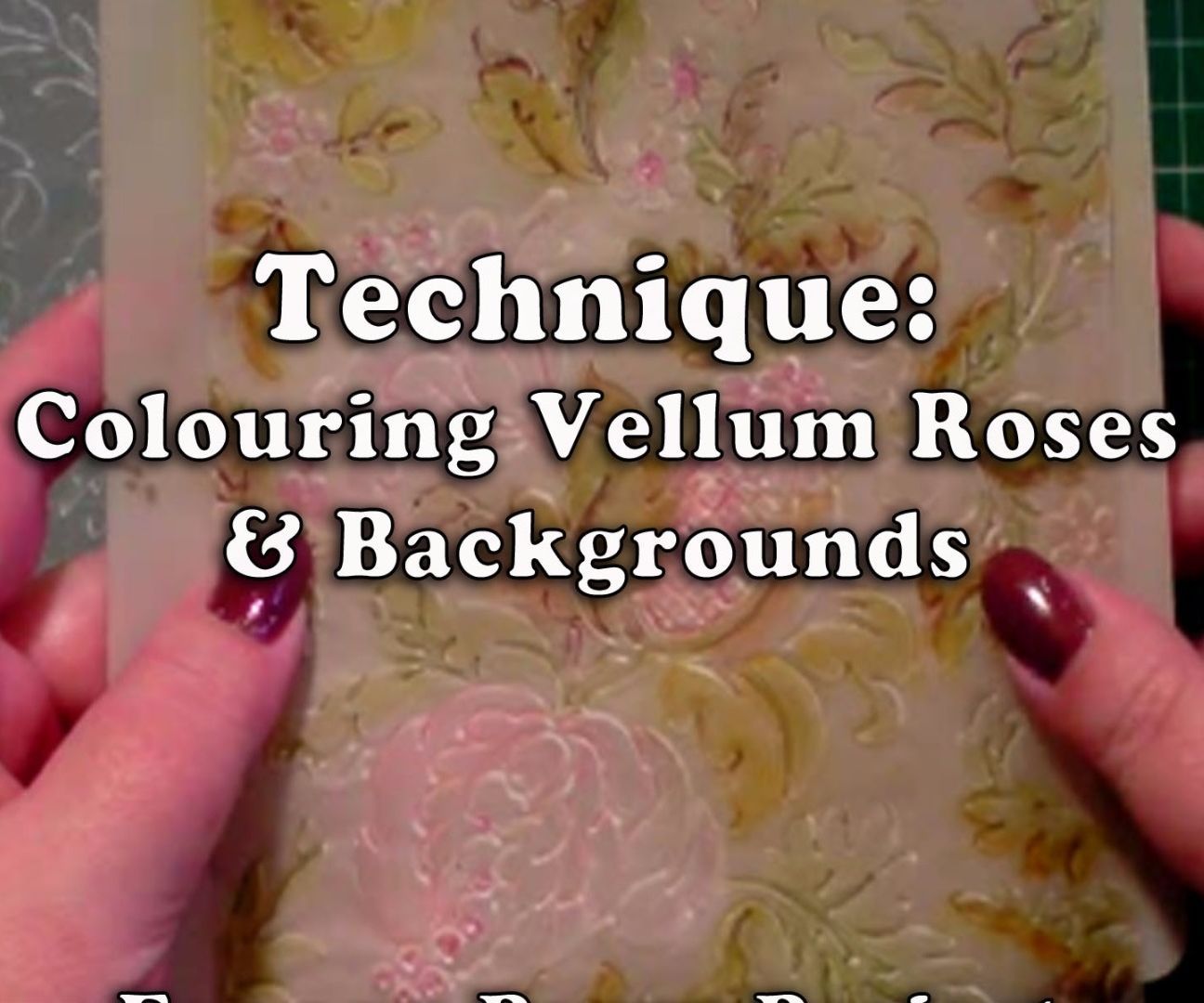 How to Colour Your Embossed Vellum for All Crafts - Instructables