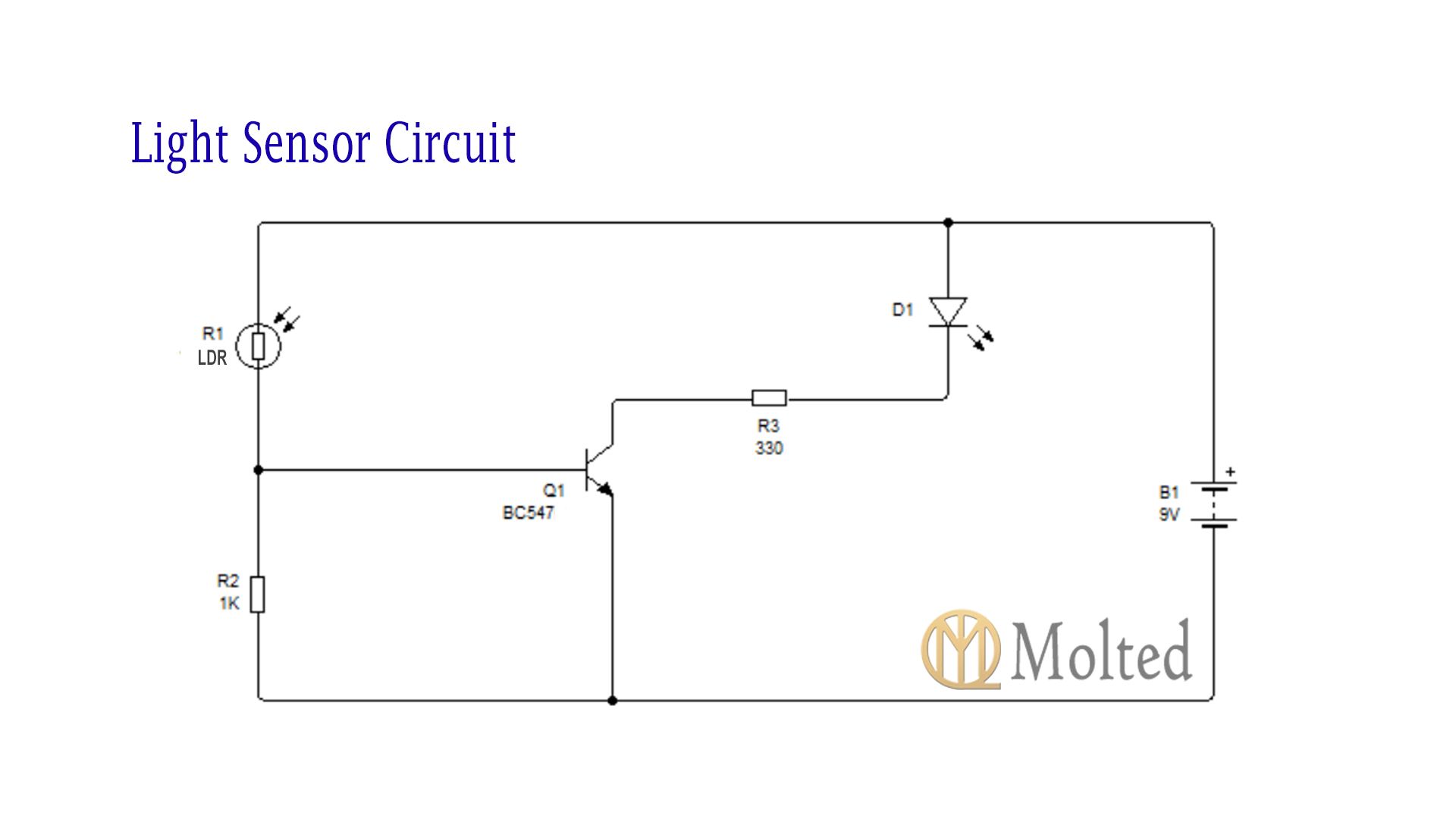 5 LDR Circuits: Latching, Timers, Light & Dark Sensors : 3 Steps ...