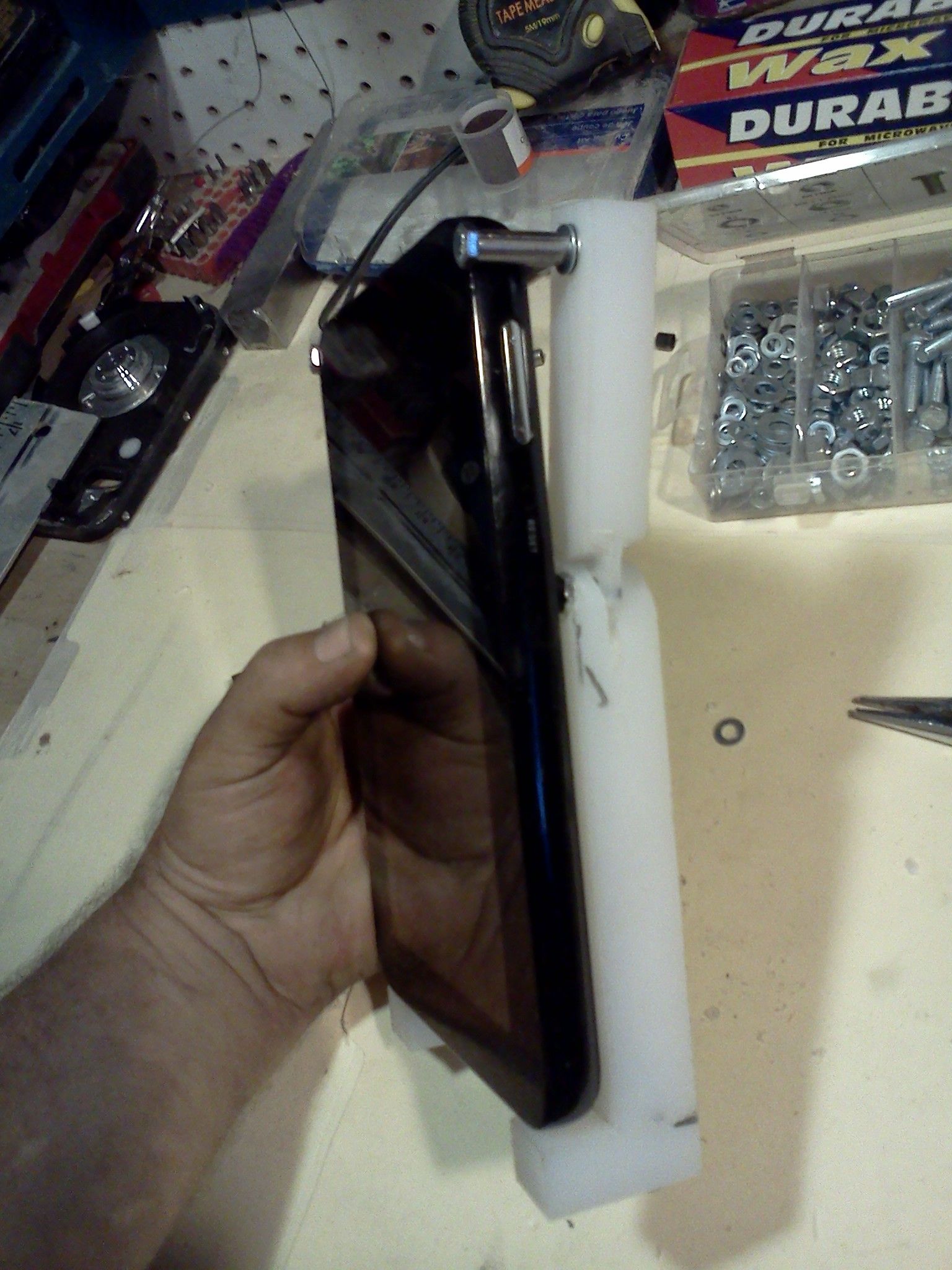 Zero Gravity Tablet or Ereader Floor Stand From Balanced Arm Lamp ...