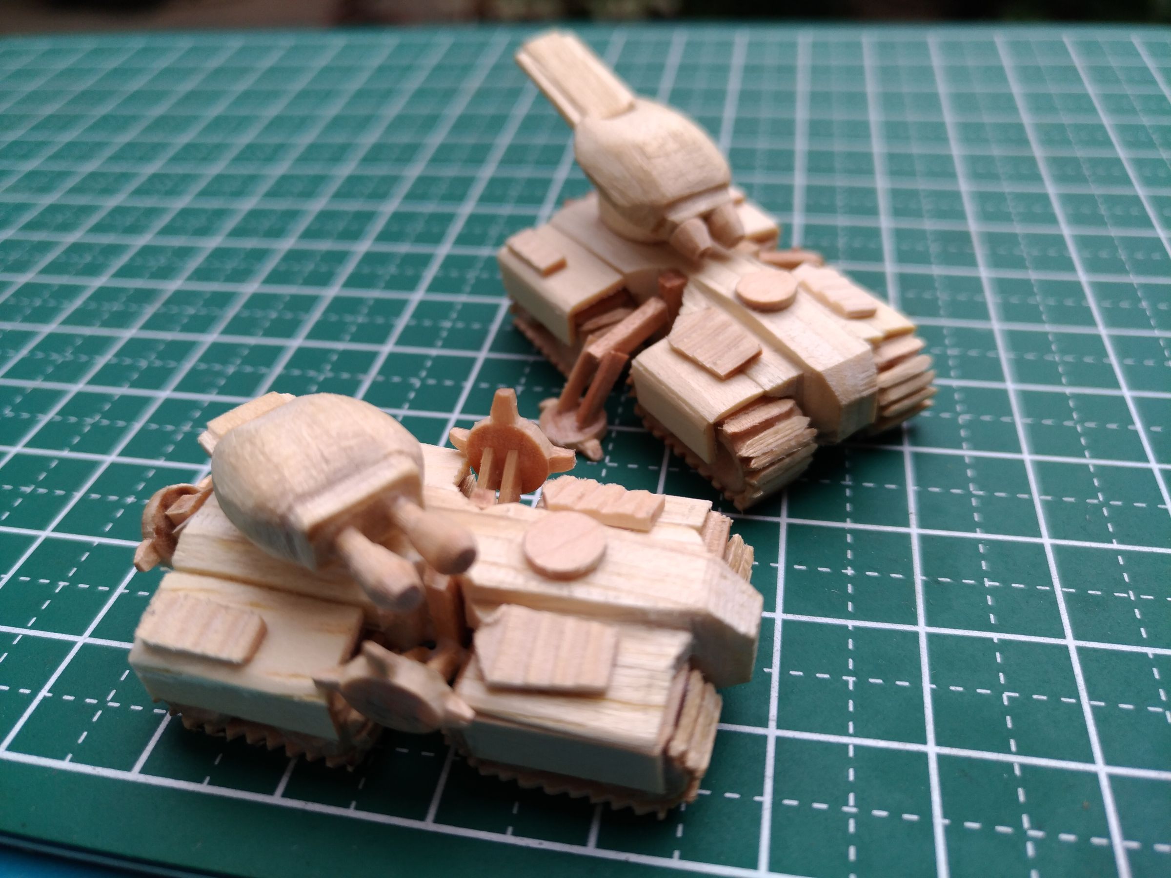 Starcraft 1 Terran Siege Tank Mini Popsicle Stick Model : 5 Steps (with ...
