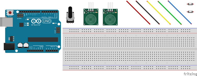 Potenciometro Botones Y Arduino Uno Como Joystick 9 Steps With