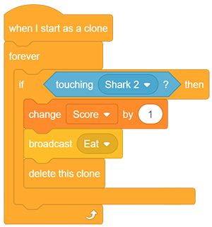 The Hungry Shark Game in PictoBlox: Scratch Based Programming Software : 8 Steps - Instructables