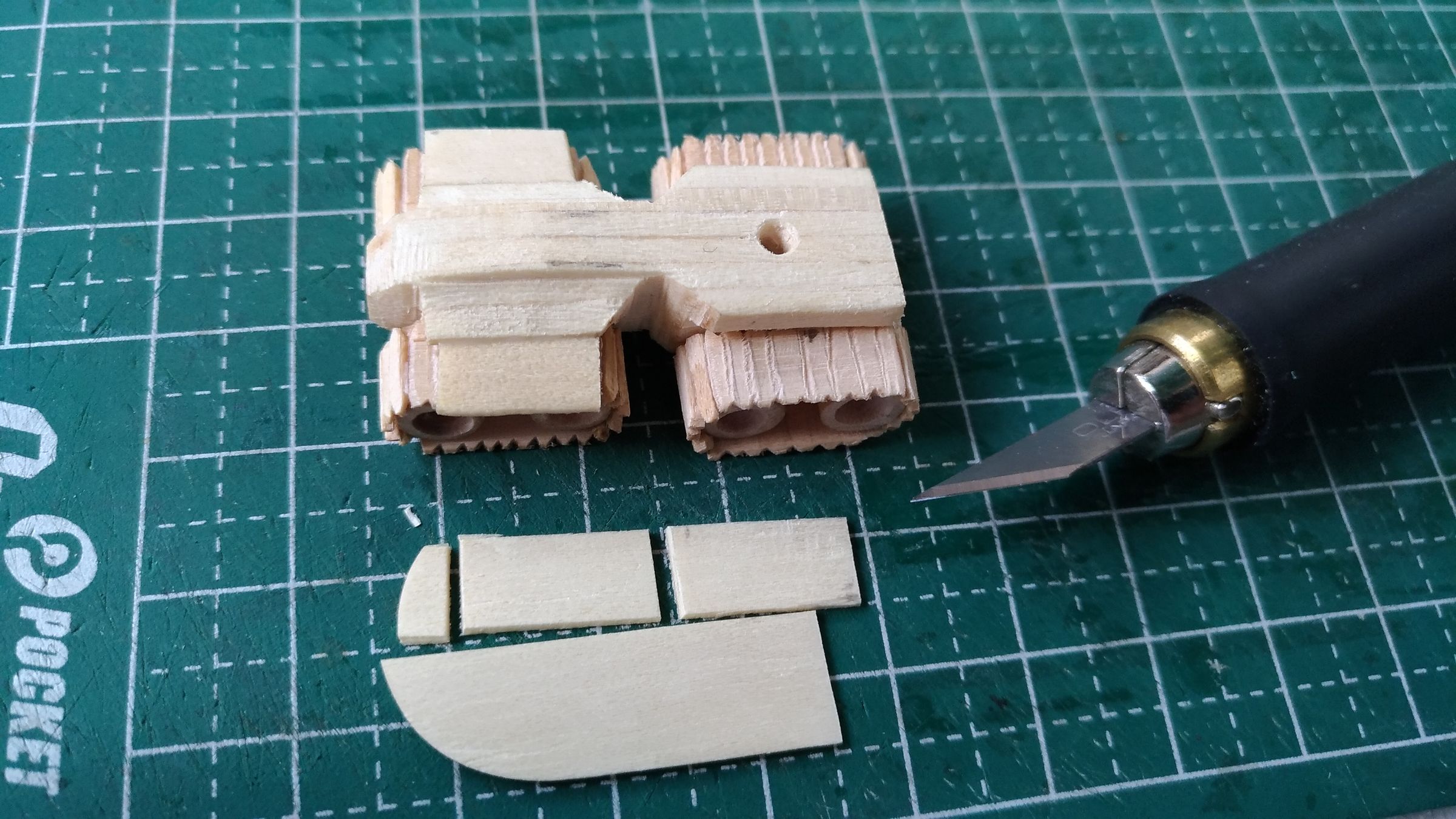 Starcraft 1 Terran Siege Tank Mini Popsicle Stick Model : 5 Steps (with ...