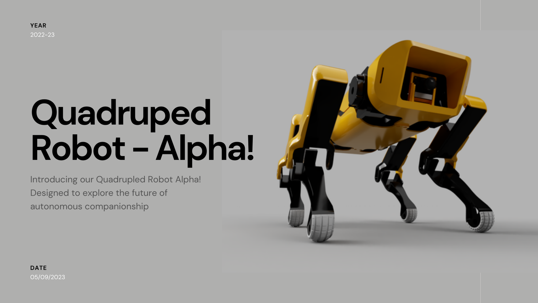 Quadruped Robot Alpha Esp32 Based Spot Micro Robot 14 Steps With