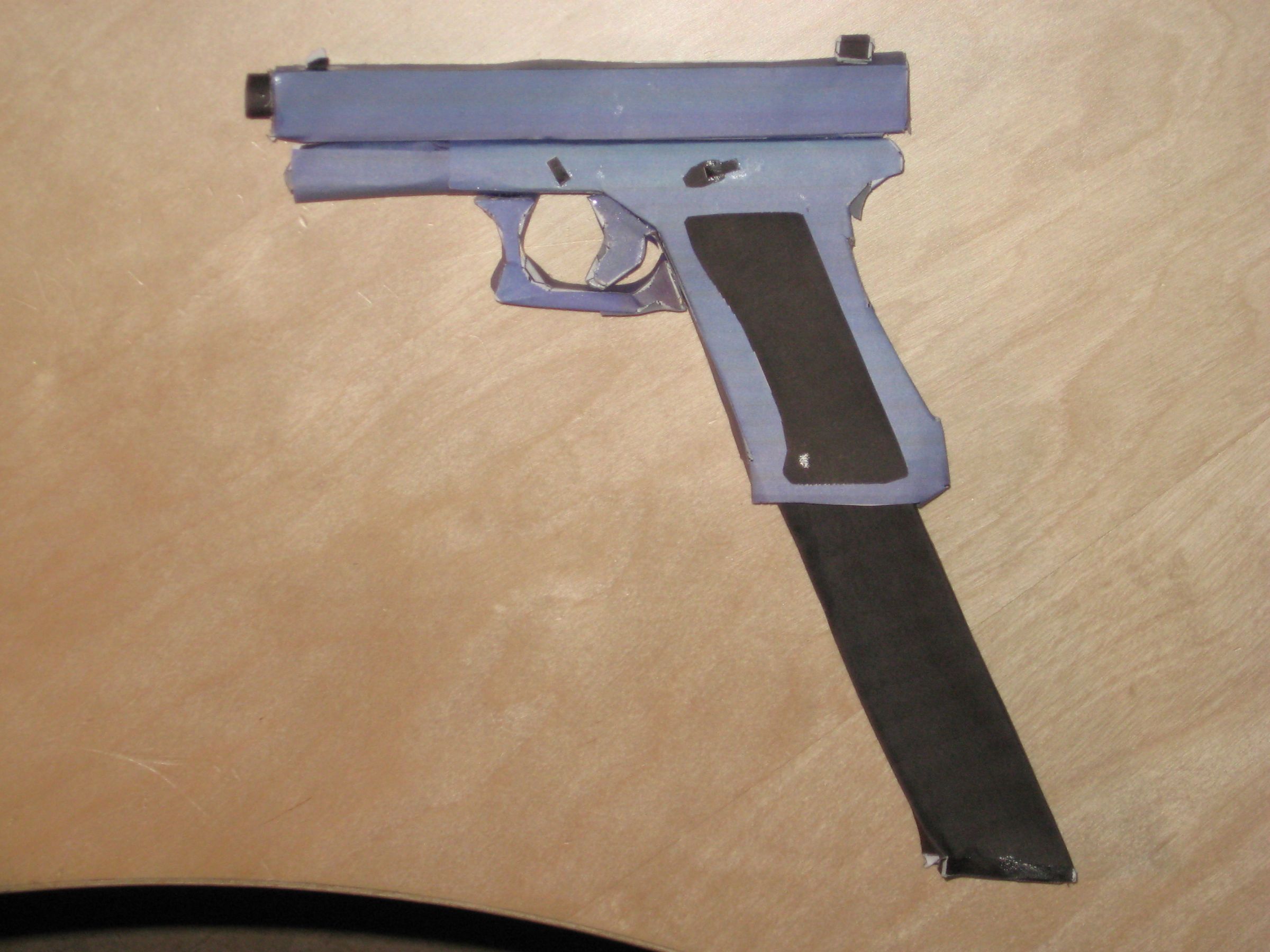 Printable Paper Gun Templates