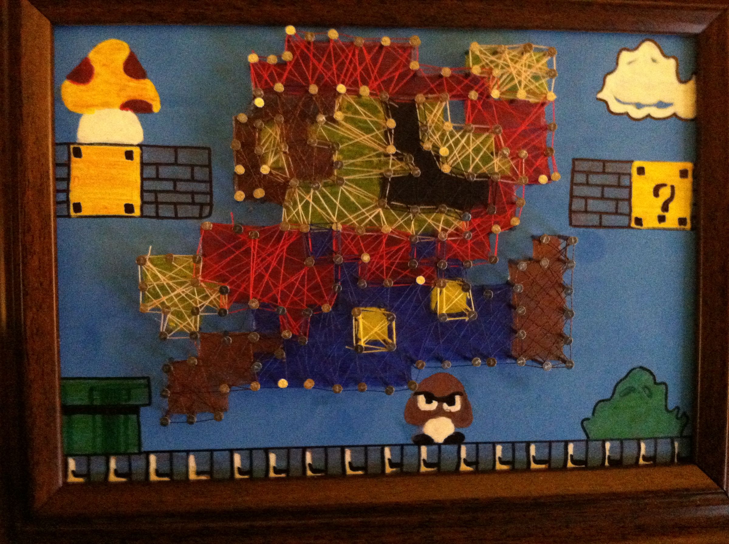 Mario String Art : 5 Steps - Instructables