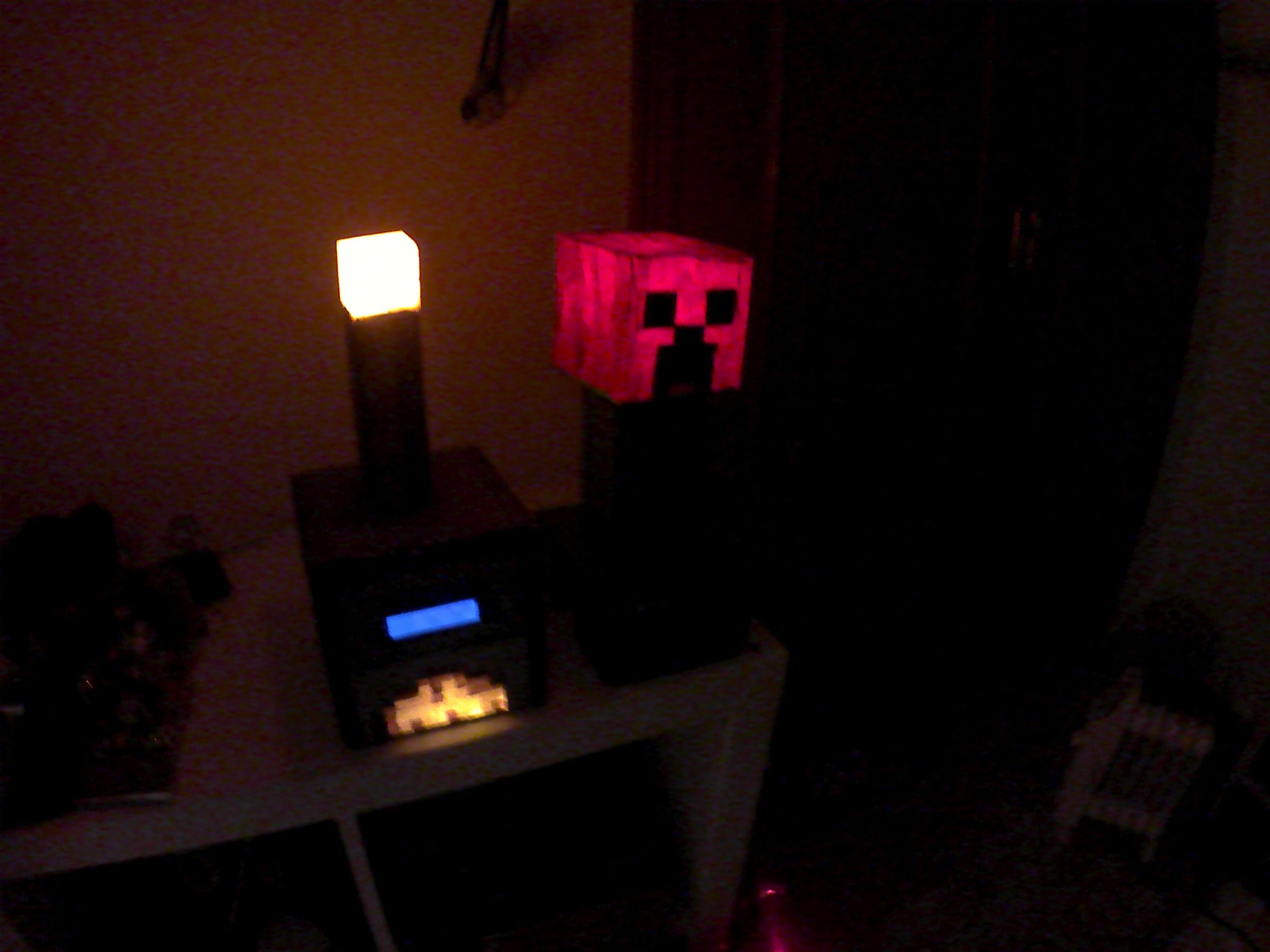 Minecraft Creeper Sentry With Arduino Uno, Ultrasound and LEDs : 7 ...