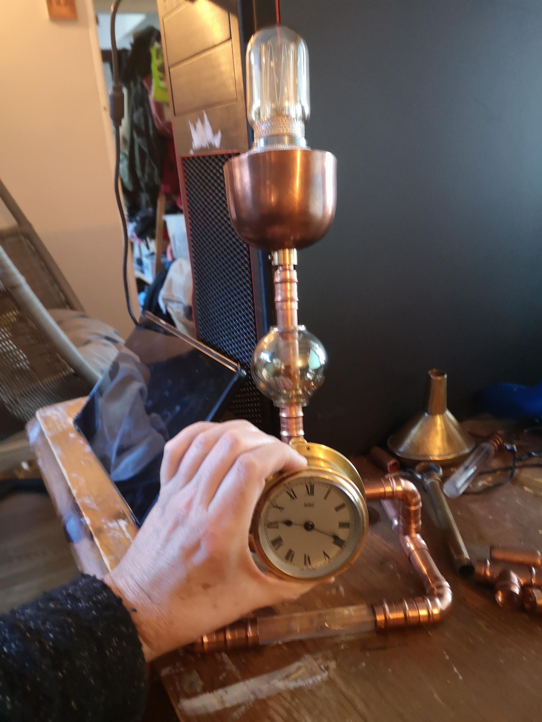 Steampunk Clock and Lamp : 3 Steps - Instructables