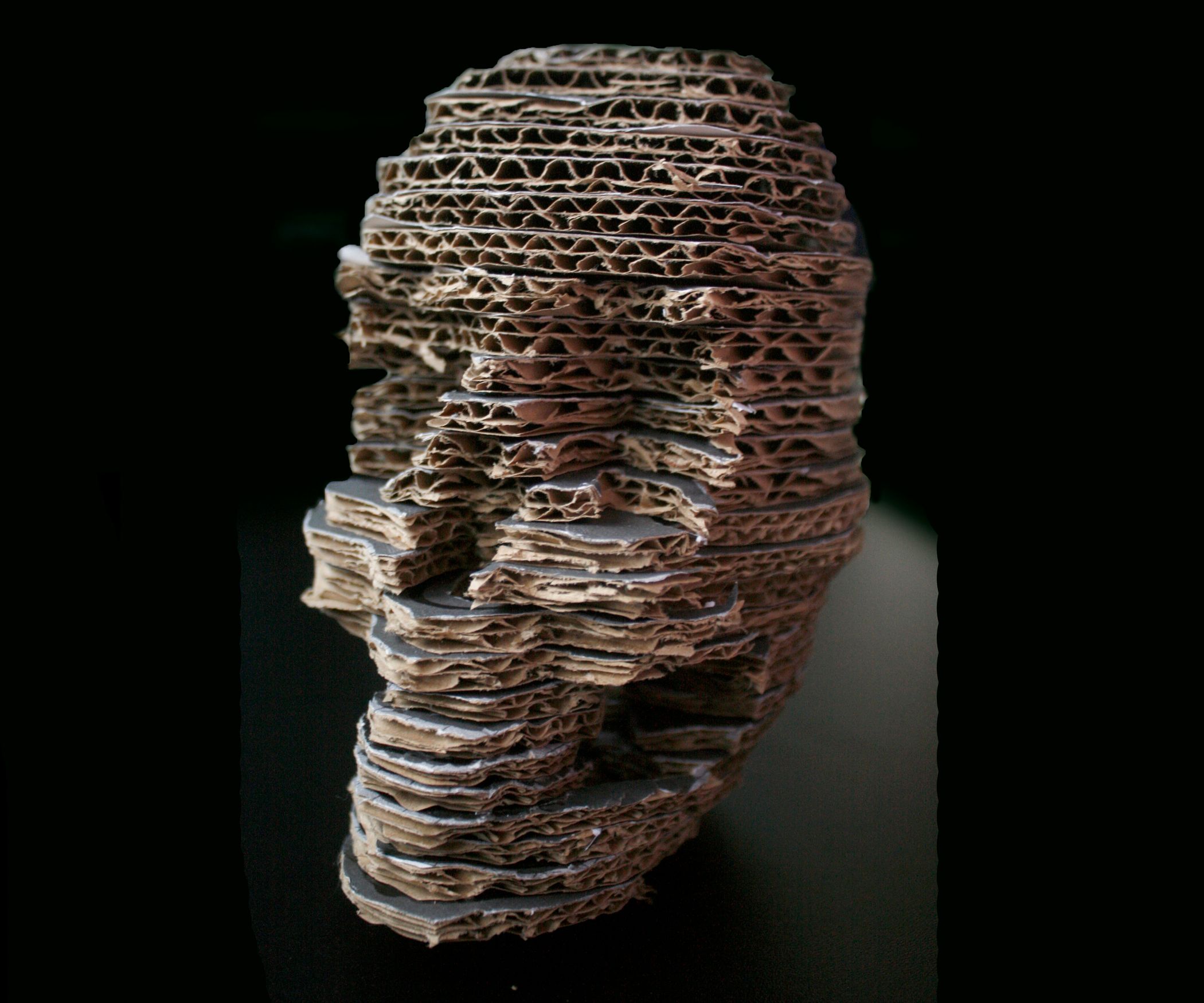 Making a Minimalistic Skull Out of Cardboard : 6 Steps (with Pictures ...