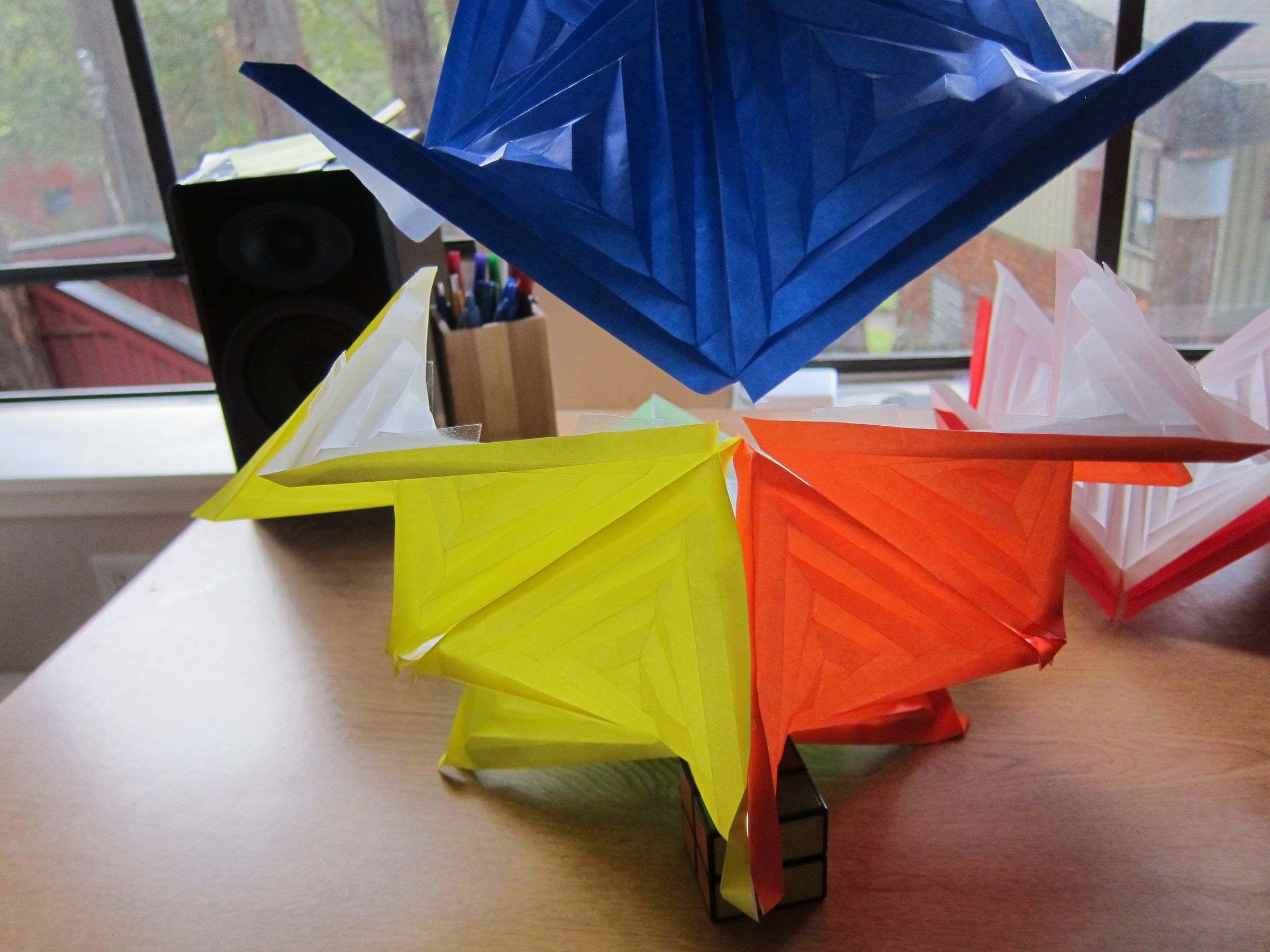 Paper "Cube" Made of Hyperbolic Paraboloids - Modular Math Origami : 7 ...