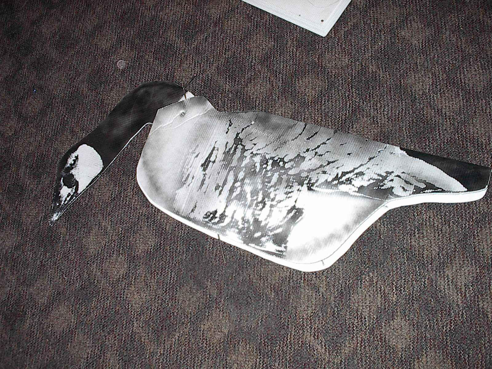 How to Make Goose Hunting Decoys by Screen Printing W/ Hair Conditioner ...