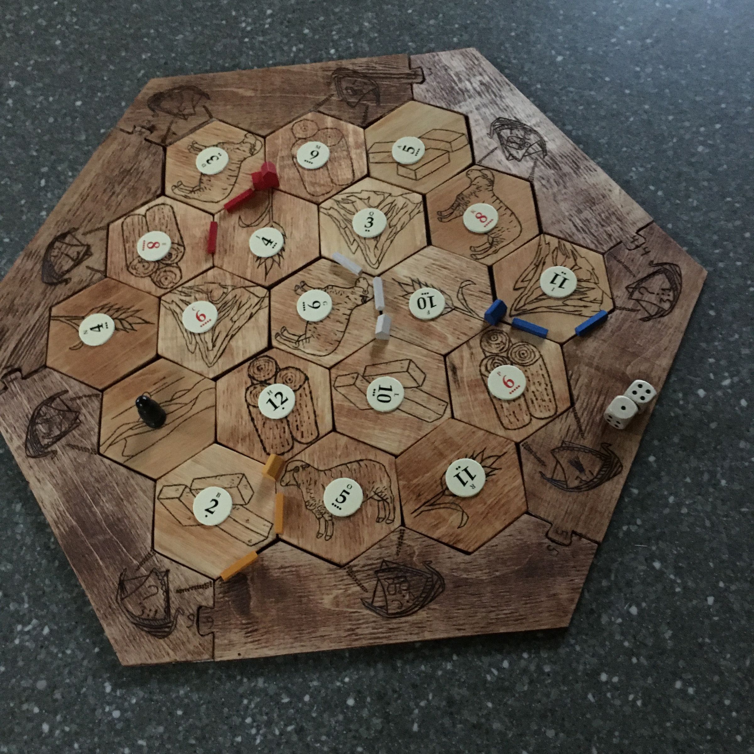 Wood-Burned Catan Board : 7 Steps (with Pictures) - Instructables