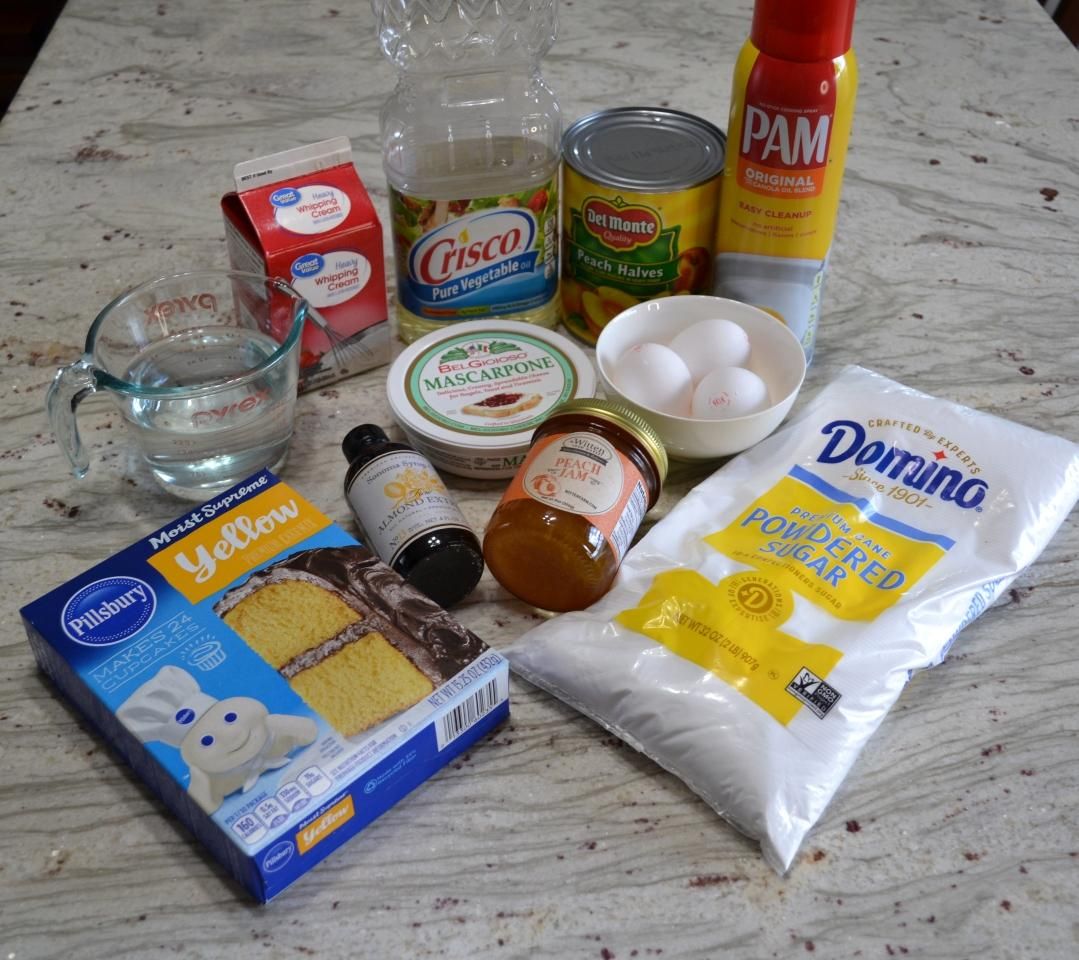 Peaches and Mascarpone Cream Tiara Cake : 6 Steps (with Pictures ...