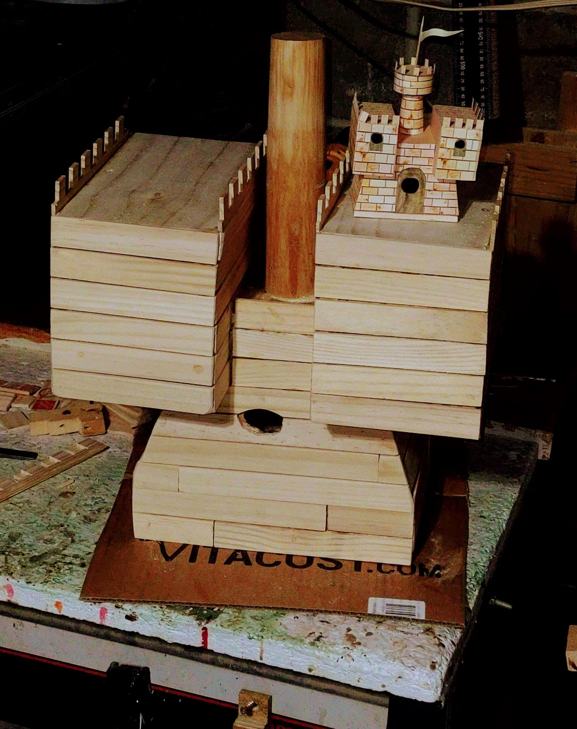 Castle Birdhouse for 5 Families : 7 Steps - Instructables