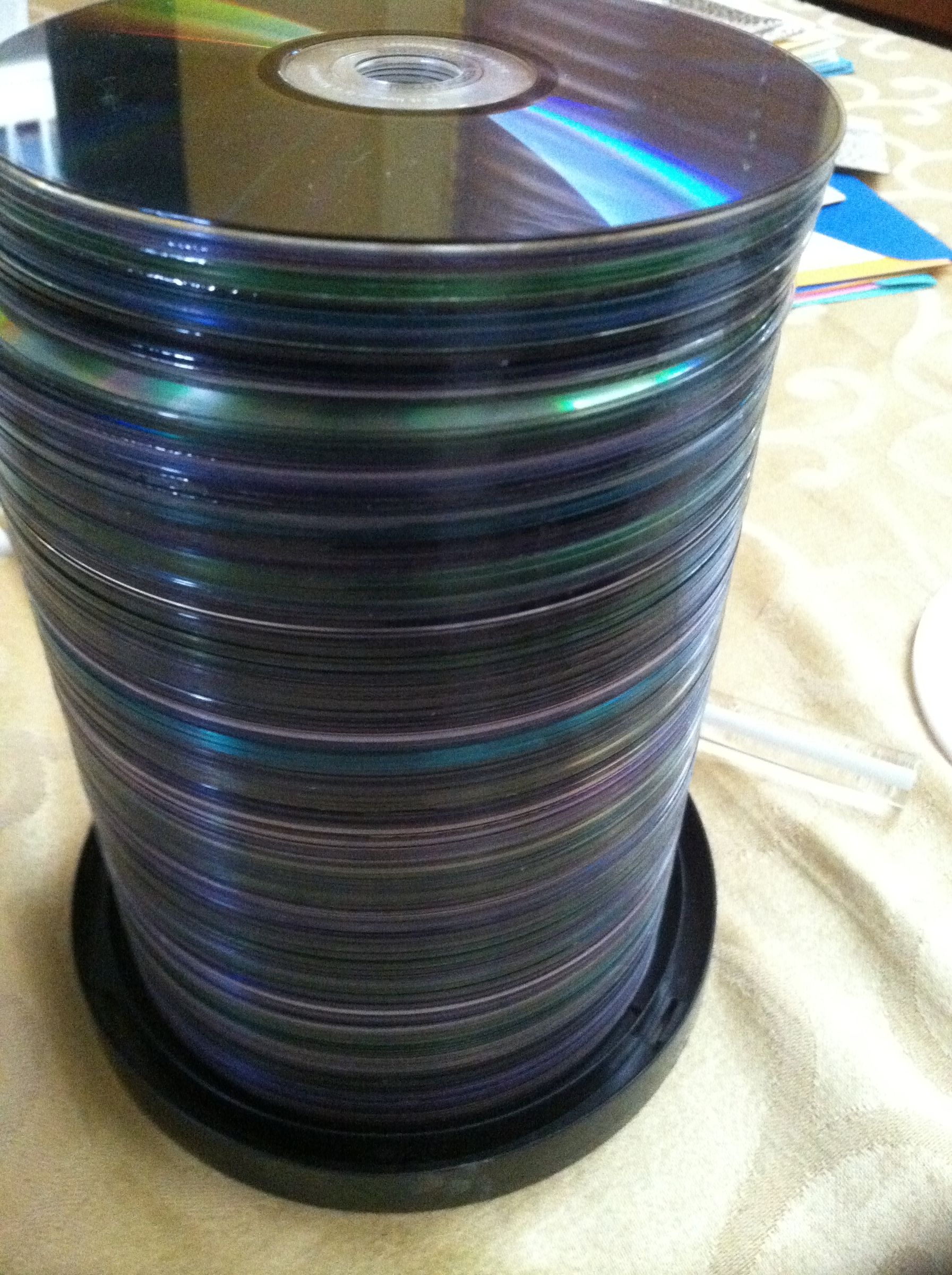 Upcycled DVD Tower Night Lamp : 5 Steps (with Pictures) - Instructables
