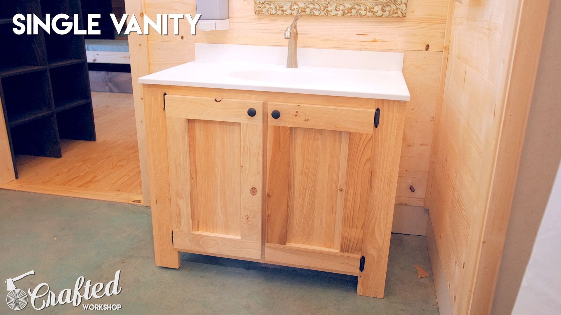 DIY Rustic Bathroom Vanities | How to Build - Woodworking : 14 Steps ...