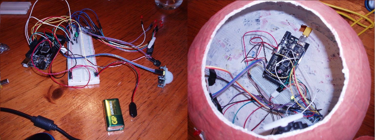 Arduino Powered Halloween Pumpkin With Motion Detection : 5 Steps (with ...