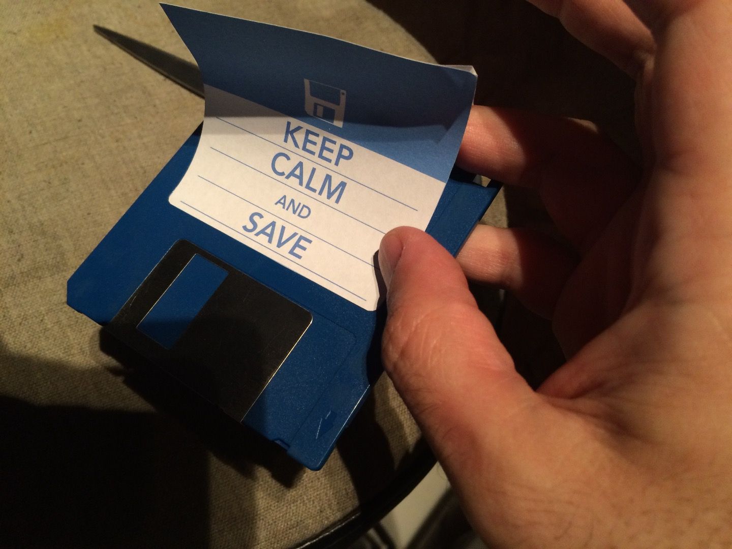 Floppy Disk Decoration - Keep Calm and Save : 5 Steps (with Pictures ...