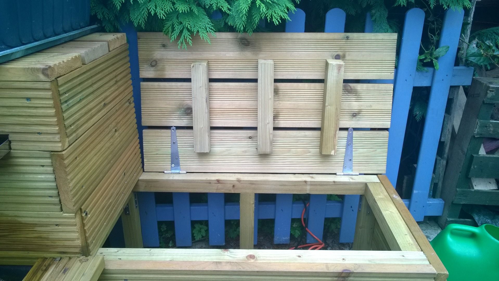 Raised Timber Pond With Waterfall and Bench : 8 Steps (with Pictures ...