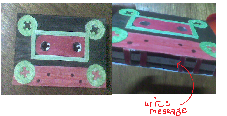 PAPER CASSETTE TAPE WITH MESSAGE INSIDE! - Instructables