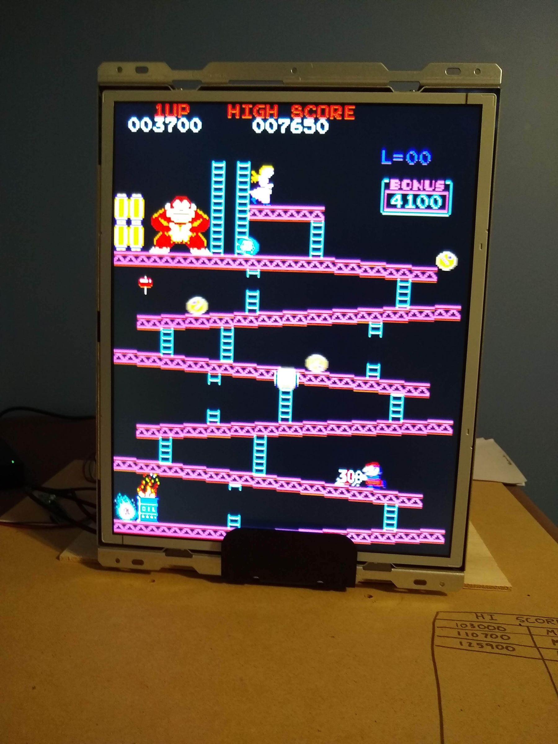 Donkey Kong Arcade Scratch Build : 13 Steps - Instructables