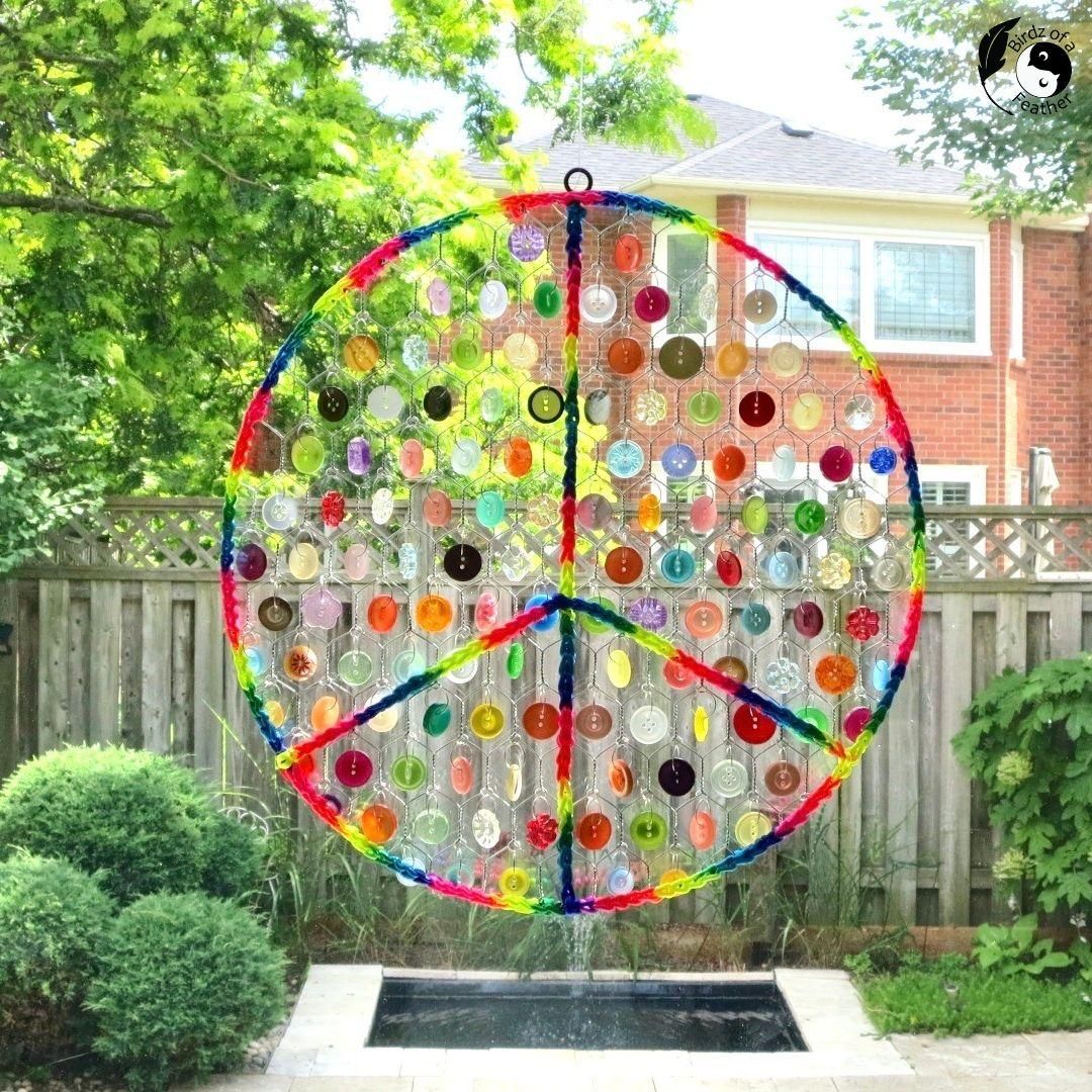 Rainbow Peace Sign Sun Catcher : 10 Steps (with Pictures) - Instructables
