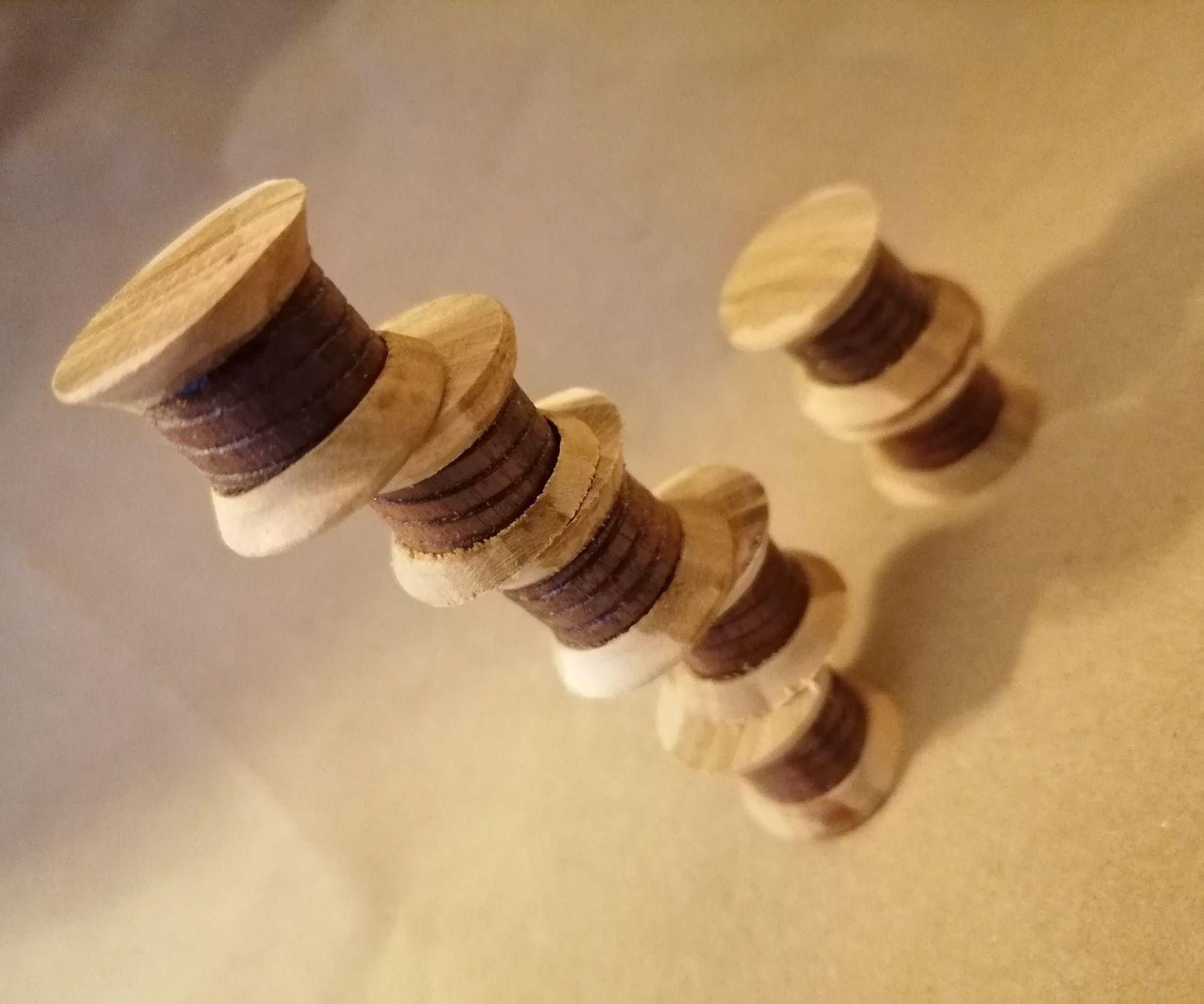 The Bobbins of Babel Stacking Puzzle (prototype) : 7 Steps (with ...