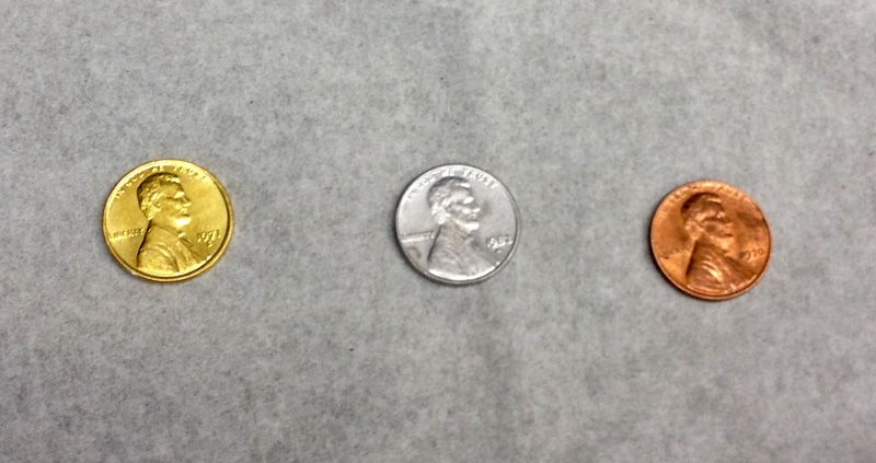 Turn Copper Pennies Gold and Silver Pennies! : 4 Steps - Instructables