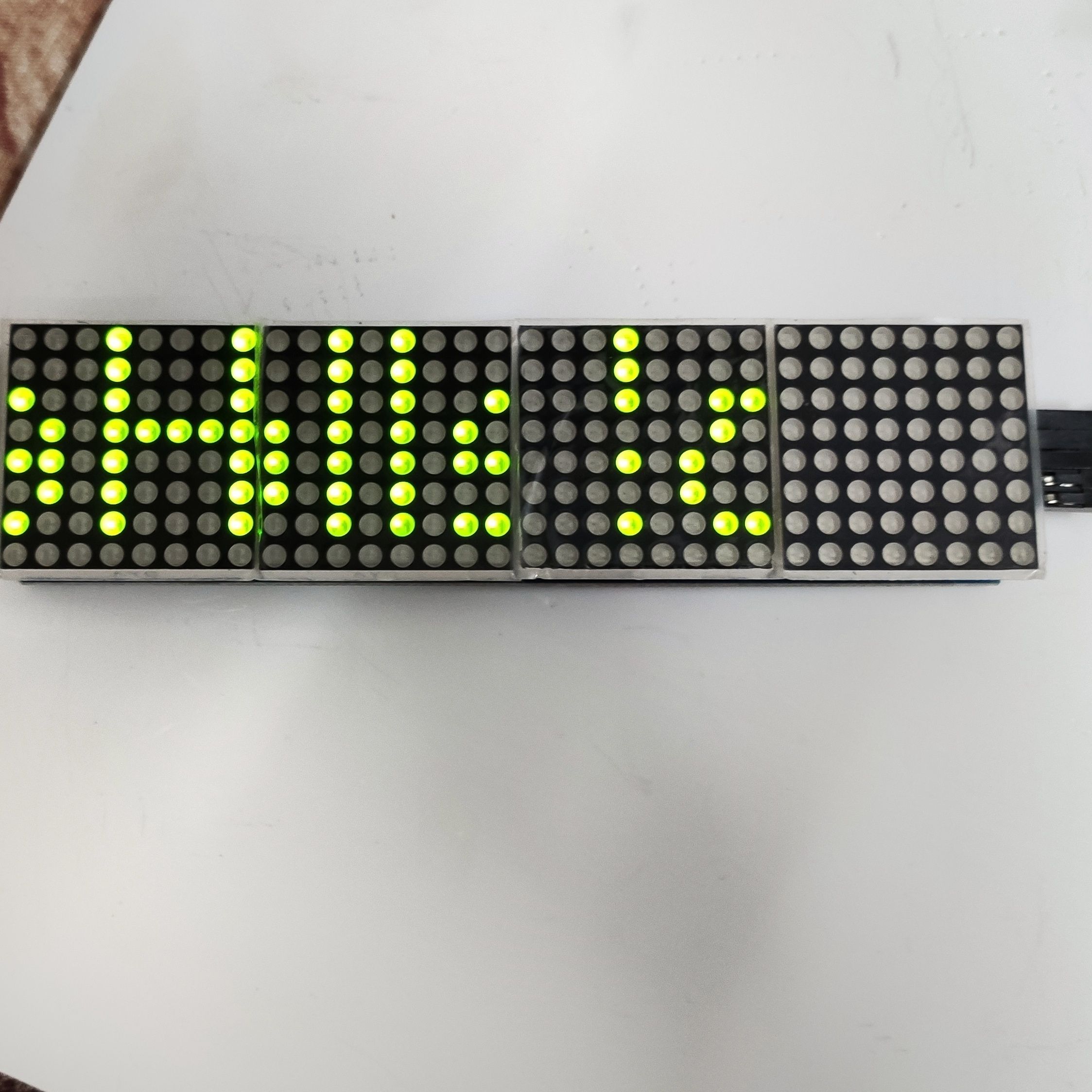 Dot Matrix 32x8 Max7219 Interfacing With Ardiuno : 5 Steps (with ...