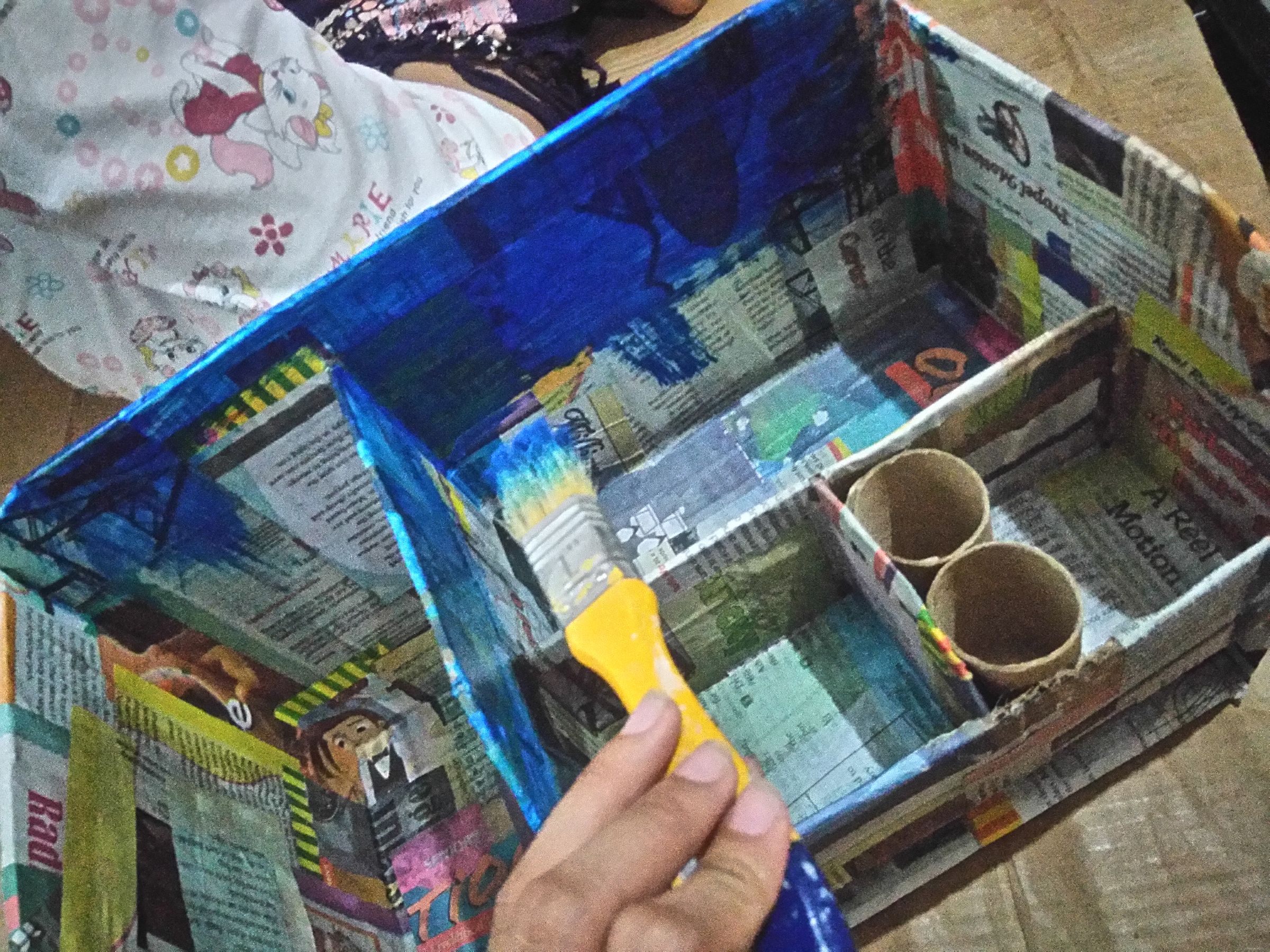 Desktop Organizer Made of Cardboard!!! : 9 Steps (with Pictures ...