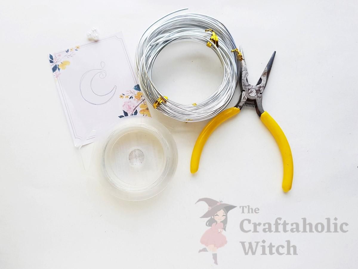 DIY Wire Wrapped Crescent Moon Pendant : 7 Steps (with Pictures ...