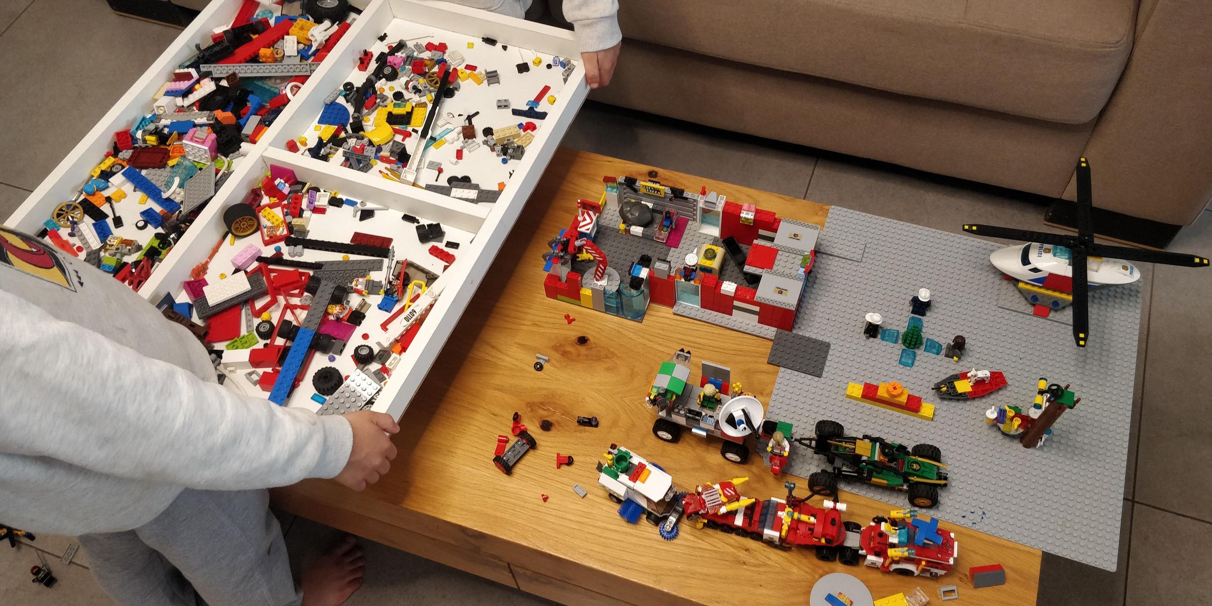 Simple Lego Tray / Legos Organizer / Storage From Scrap Wood DIY : 24 ...