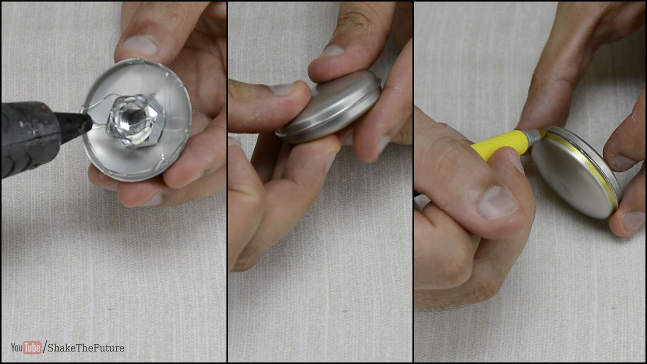 Awesome Spinning Toy Made From Soda Cans : 5 Steps (with Pictures ...