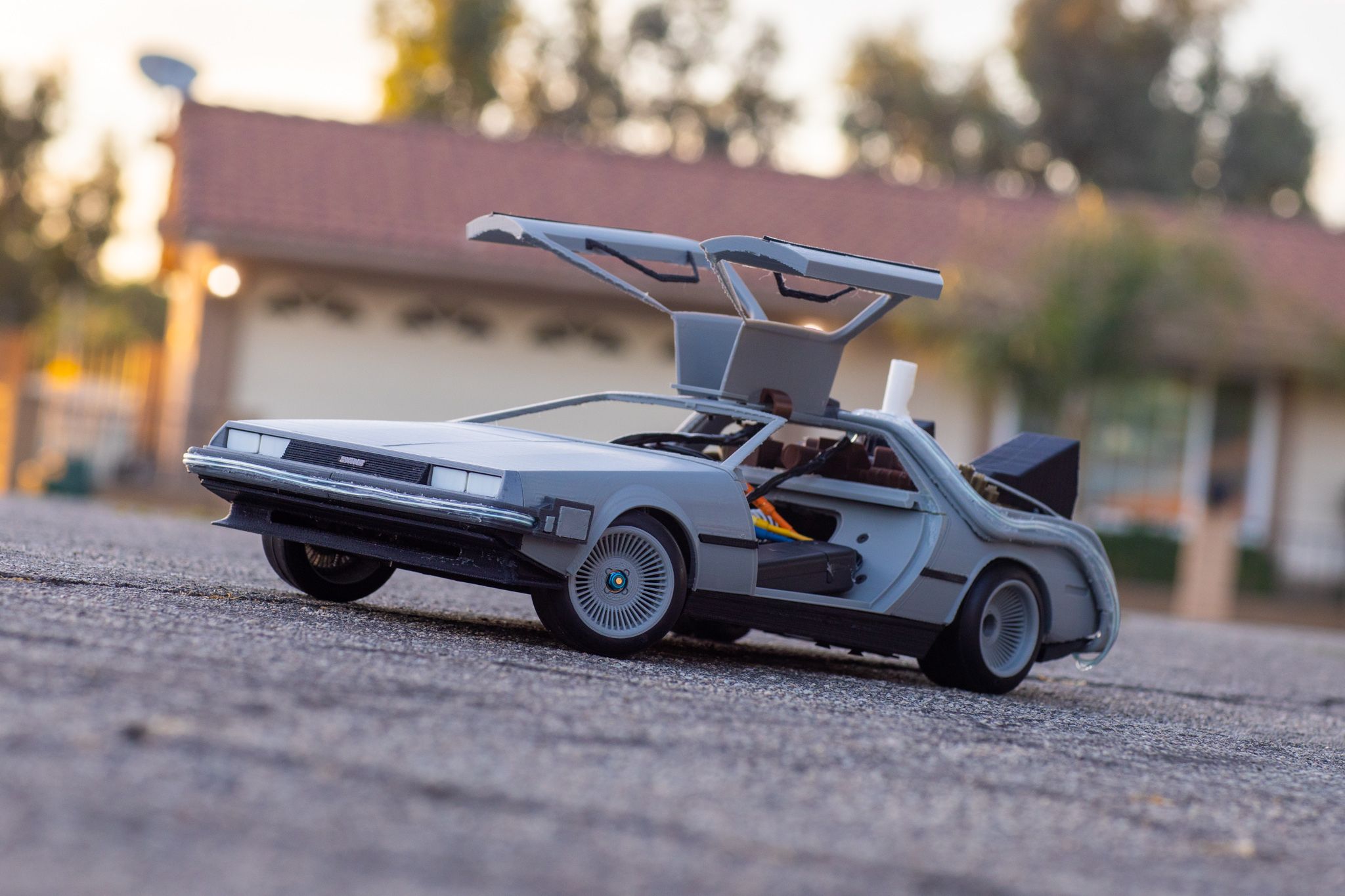 Delorean DMC-12/BTTF Time Machine 3D Printed RC Car : 17 Steps (with ...