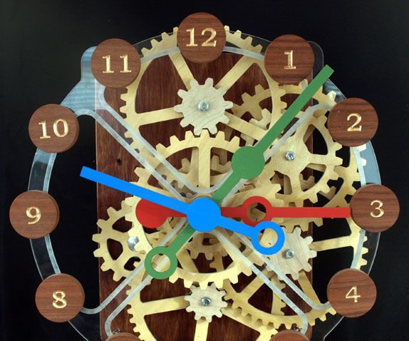 Wood Gear Clock With Stepper Motor Drive : 19 Steps (with Pictures ...