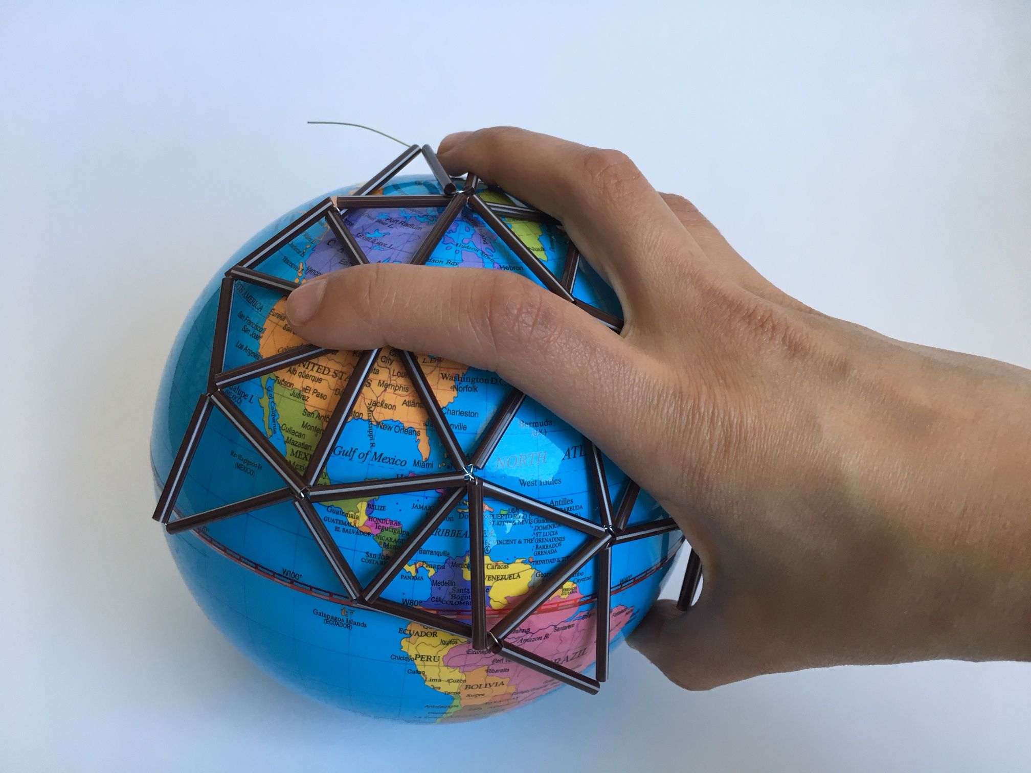 $5 DIY Polygonal Globe (no 3D Printer Needed) : 9 Steps (with Pictures ...