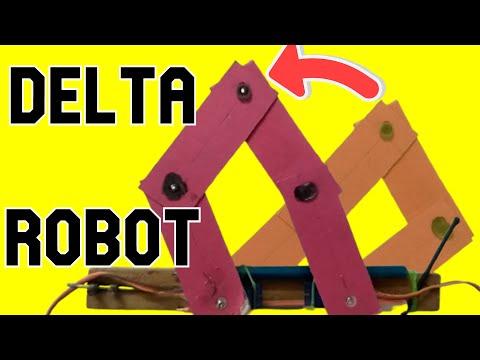 2 Dimensional Delta Robot With 2 Servo Motor | Arduino Delta Robot |Arduino Inverse Kinematics ...