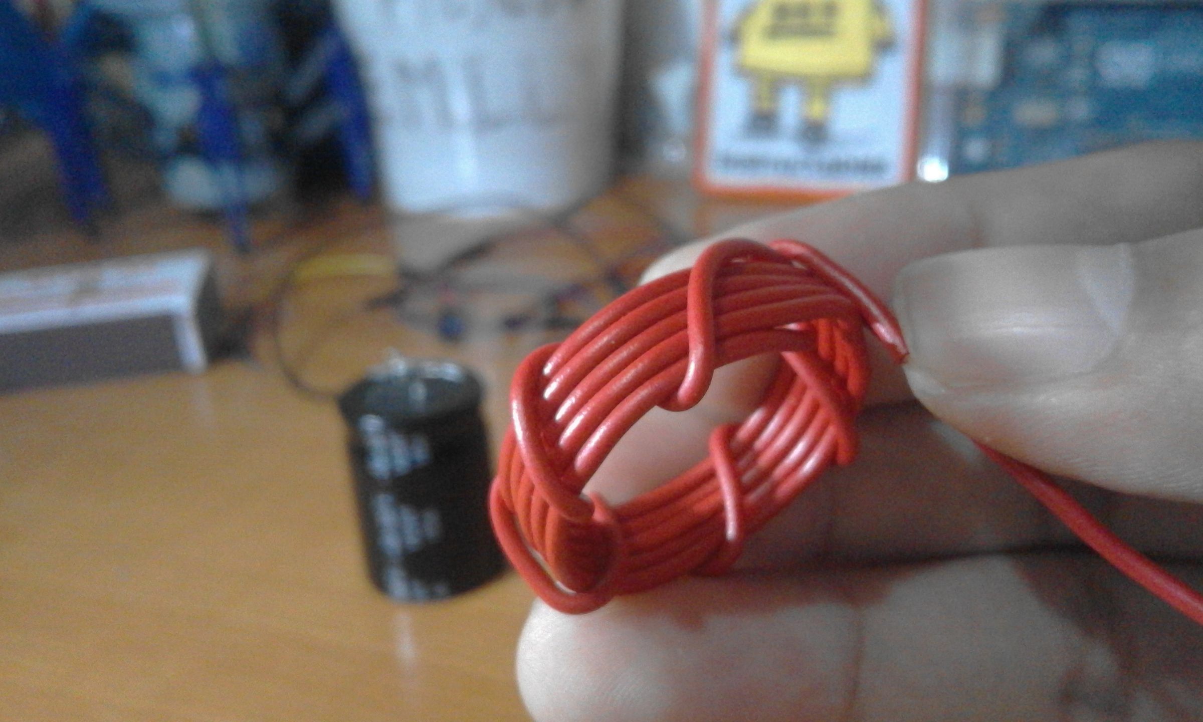 Make a Ring Using Insulated Solid Copper Wire : 4 Steps (with Pictures ...