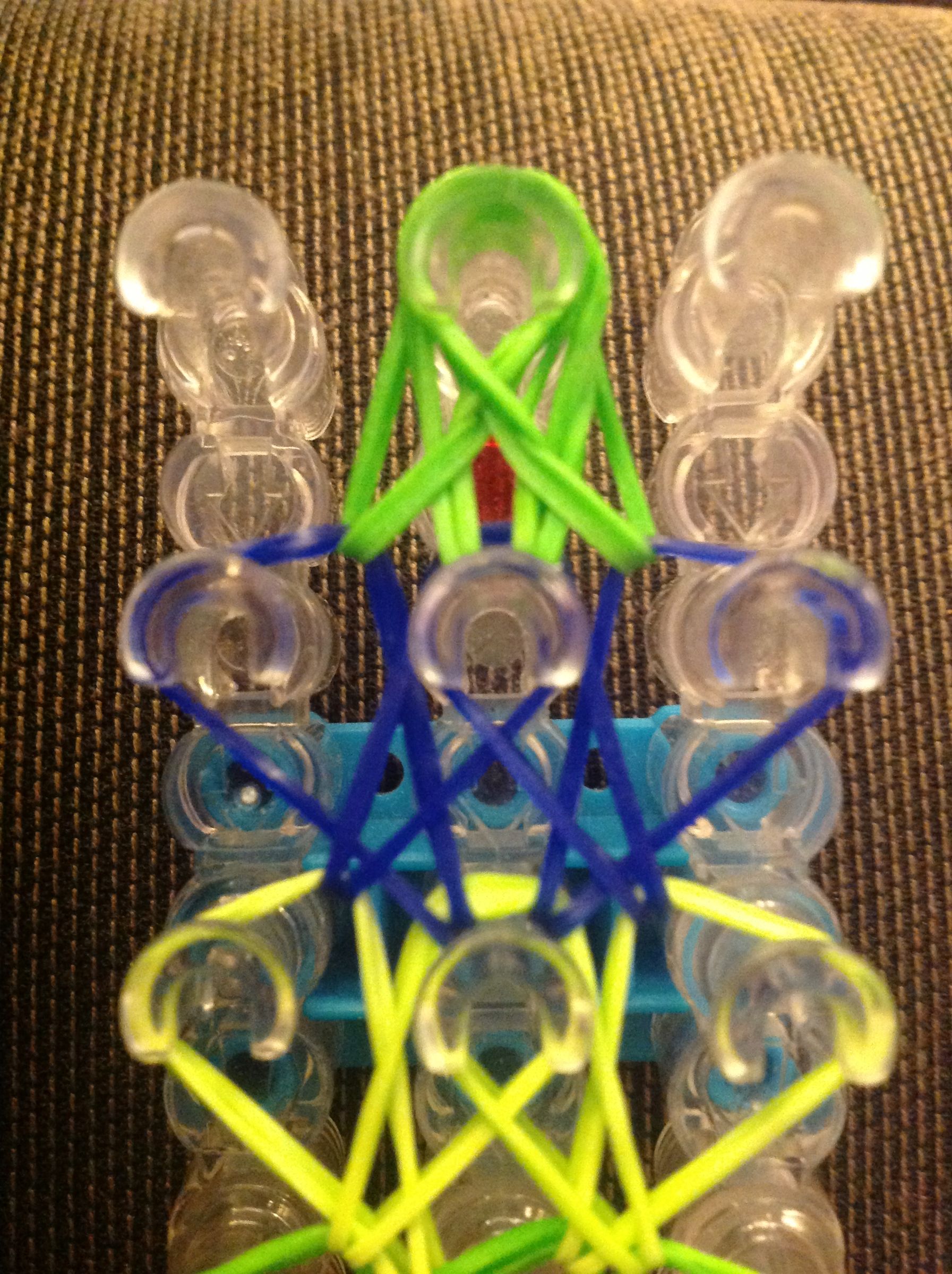 How to Make Rainbow Loom Bracelet Double X Cross *INTERMEDIATE LEVEL ...